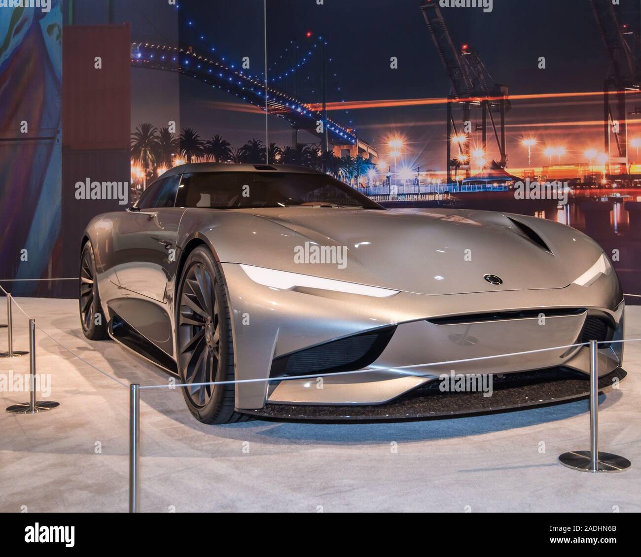 LOS ANGELES, CA/USA - NOVEMBER 20, 2019: A Karma SC2 electric concept ...