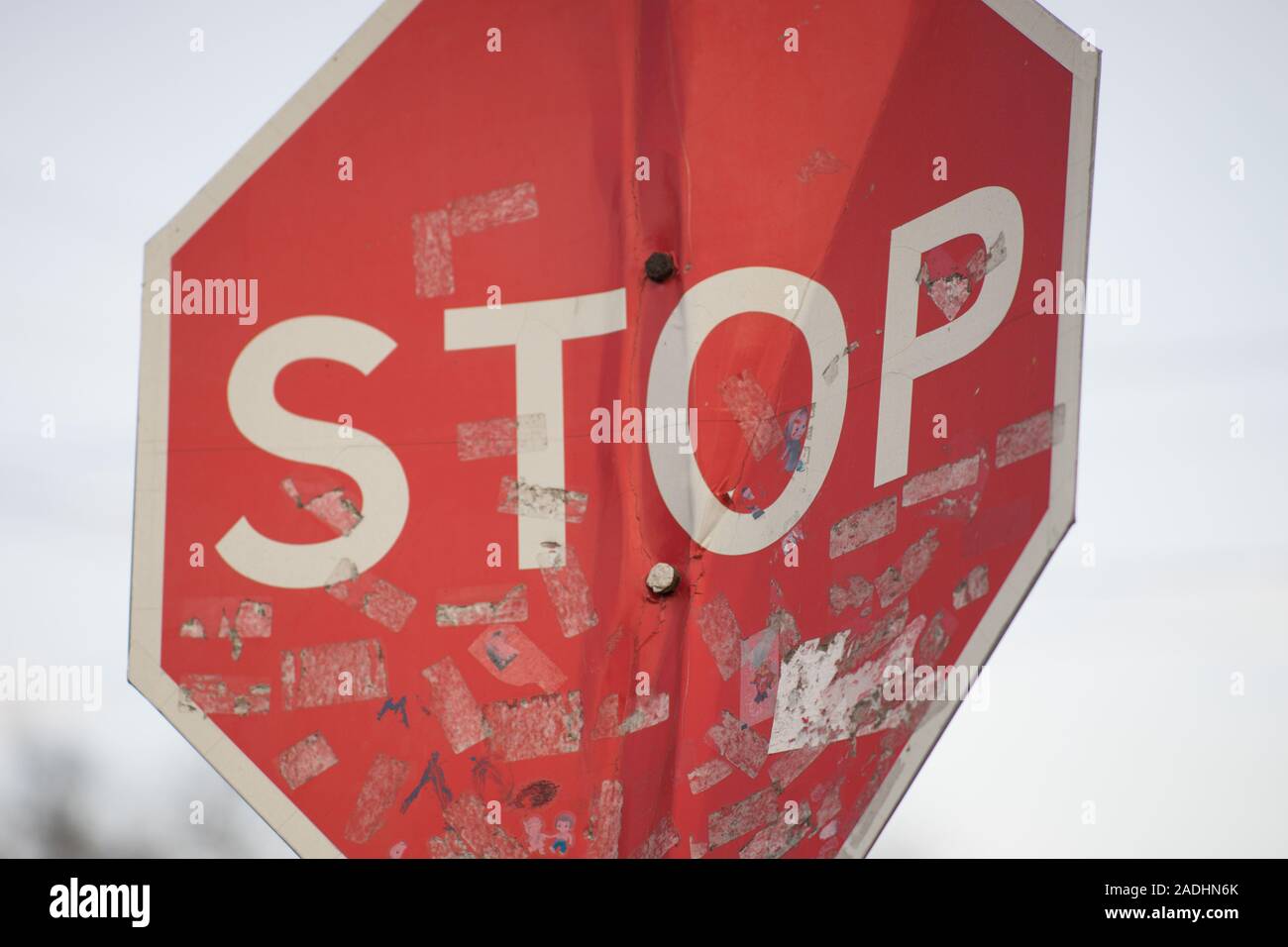 Stop direction street sign vintage hi-res stock photography and images ...
