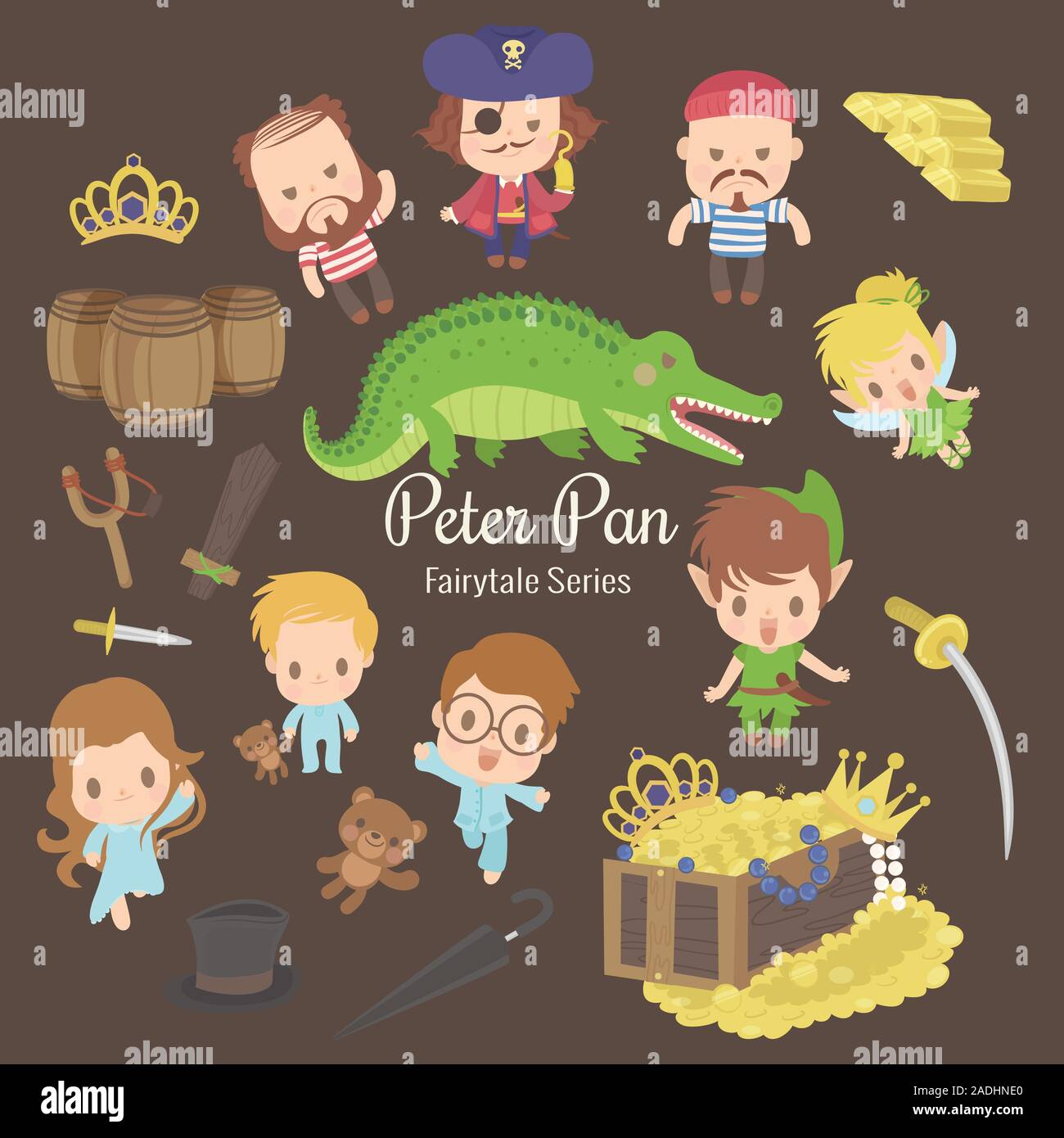 Peter pan Stock Vector Images - Alamy