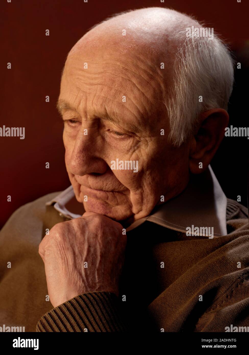 MODEL RELEASED. Depressed man Stock Photo - Alamy
