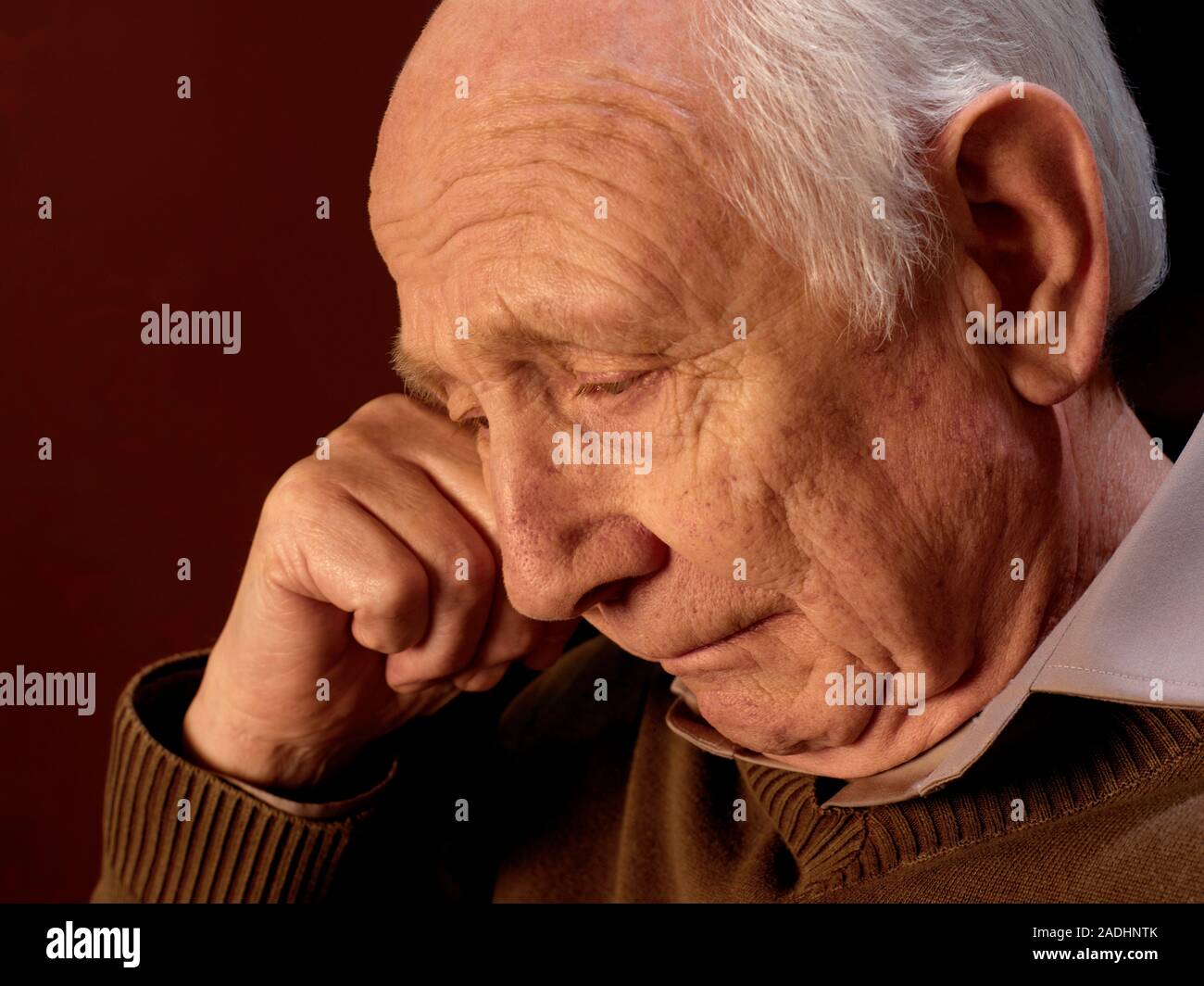 MODEL RELEASED. Depressed man Stock Photo - Alamy