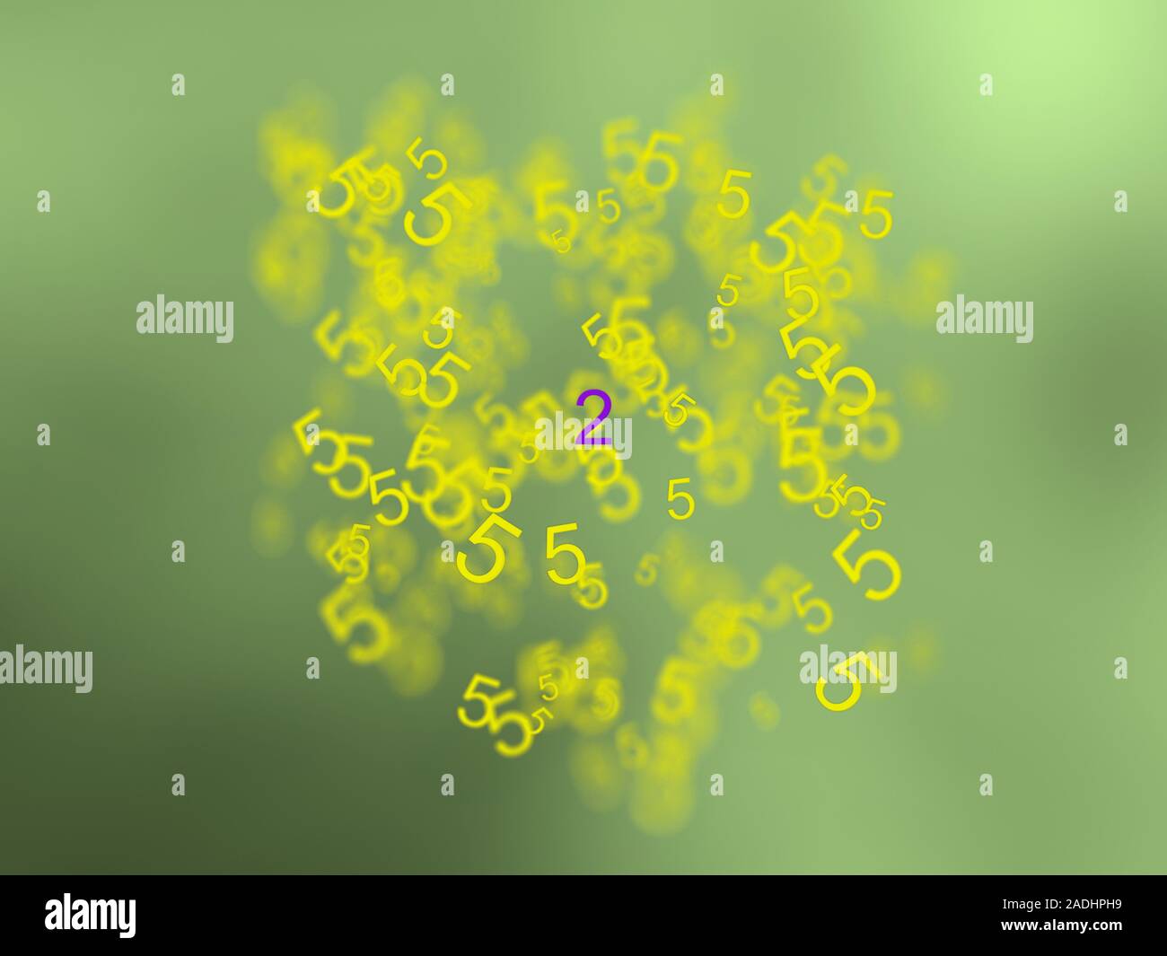 Synaesthesia. Computer artwork representing the neurological condition ...