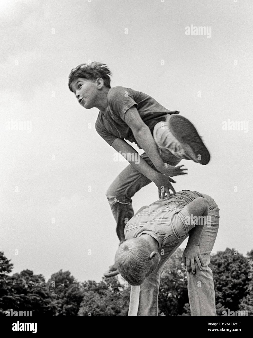 Leapfrog children hi-res stock photography and images - Alamy