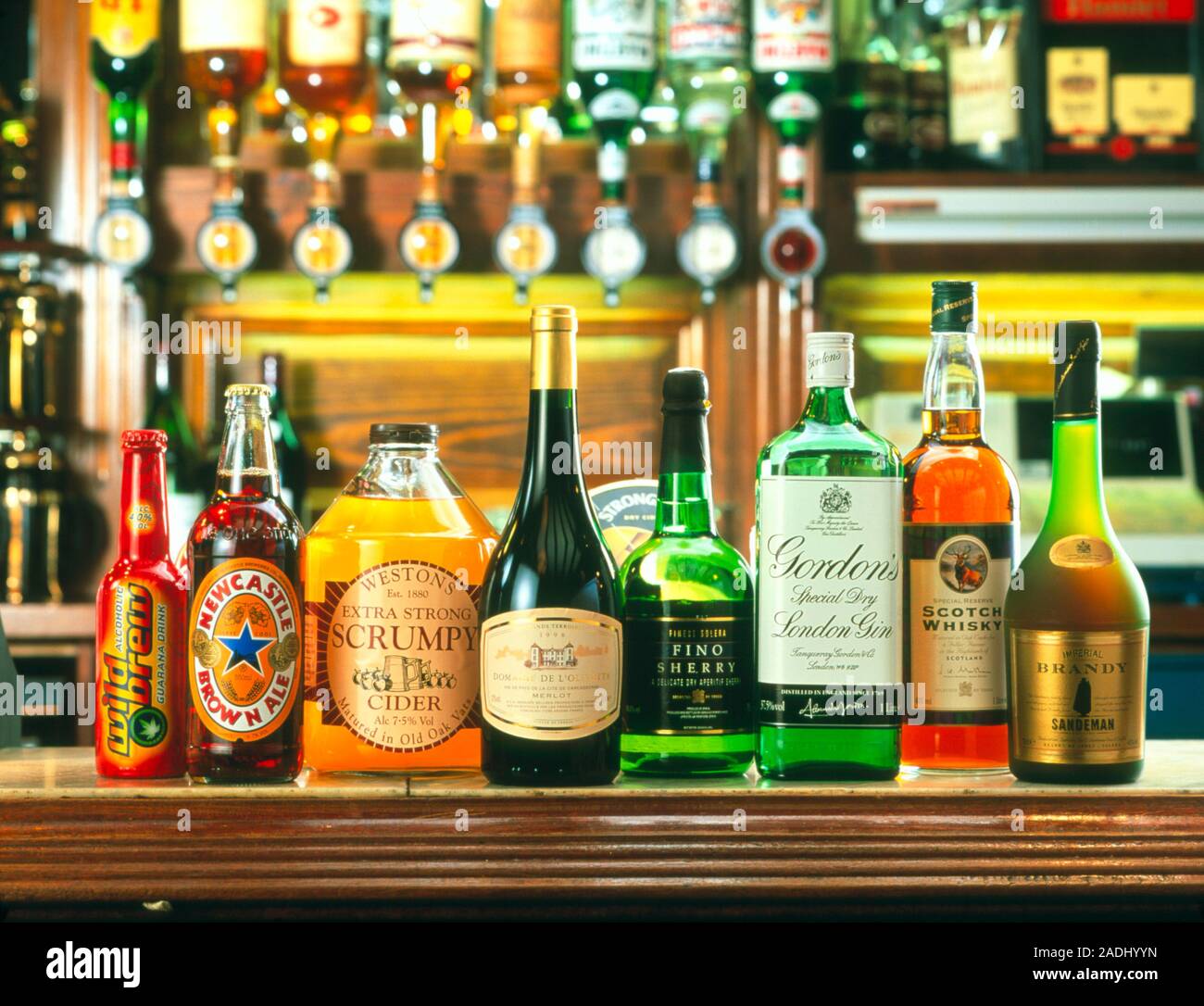 Alcoholic drinks ranging from low to high alcohol content. From the ...