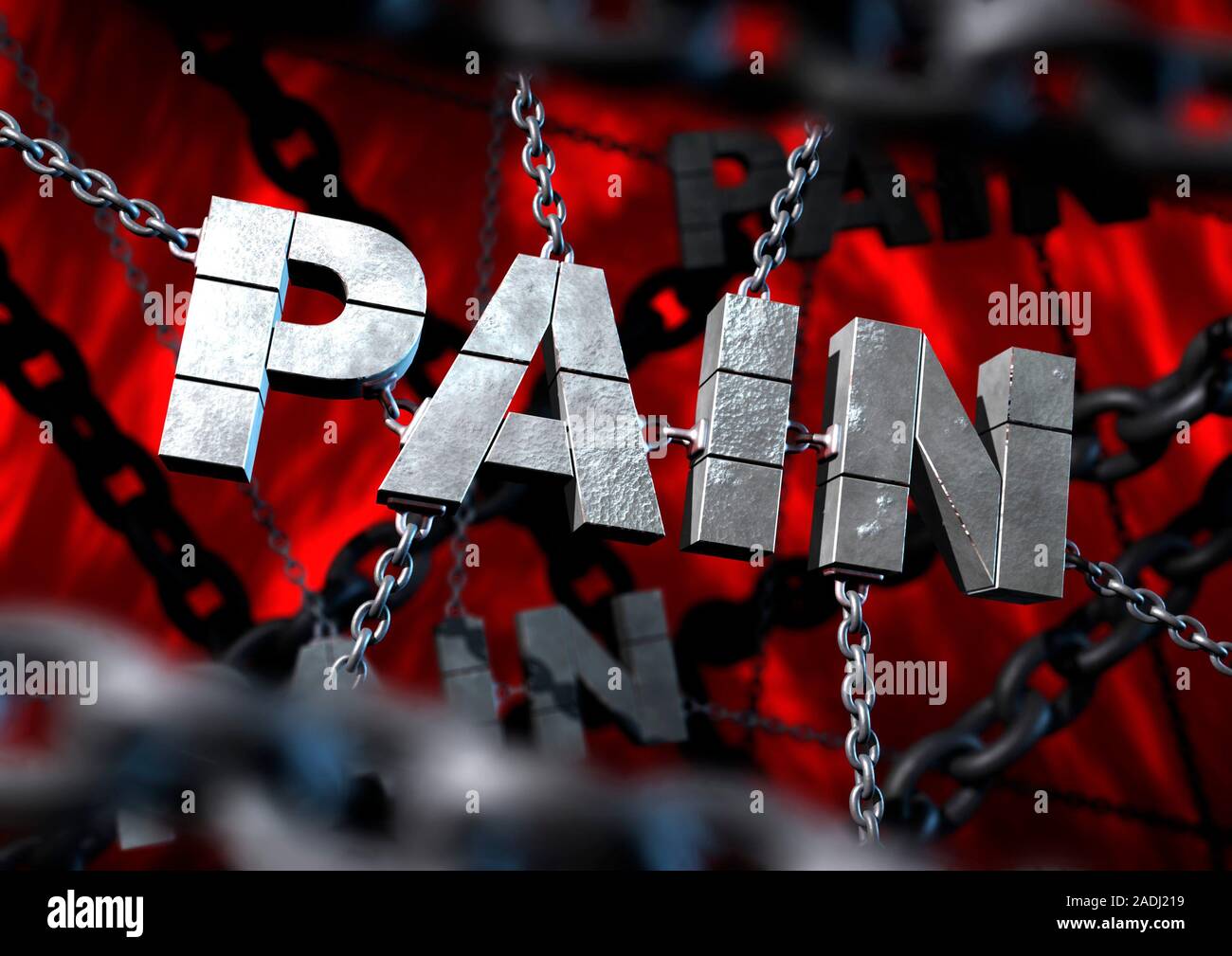 Pain, computer artwork Stock Photo - Alamy