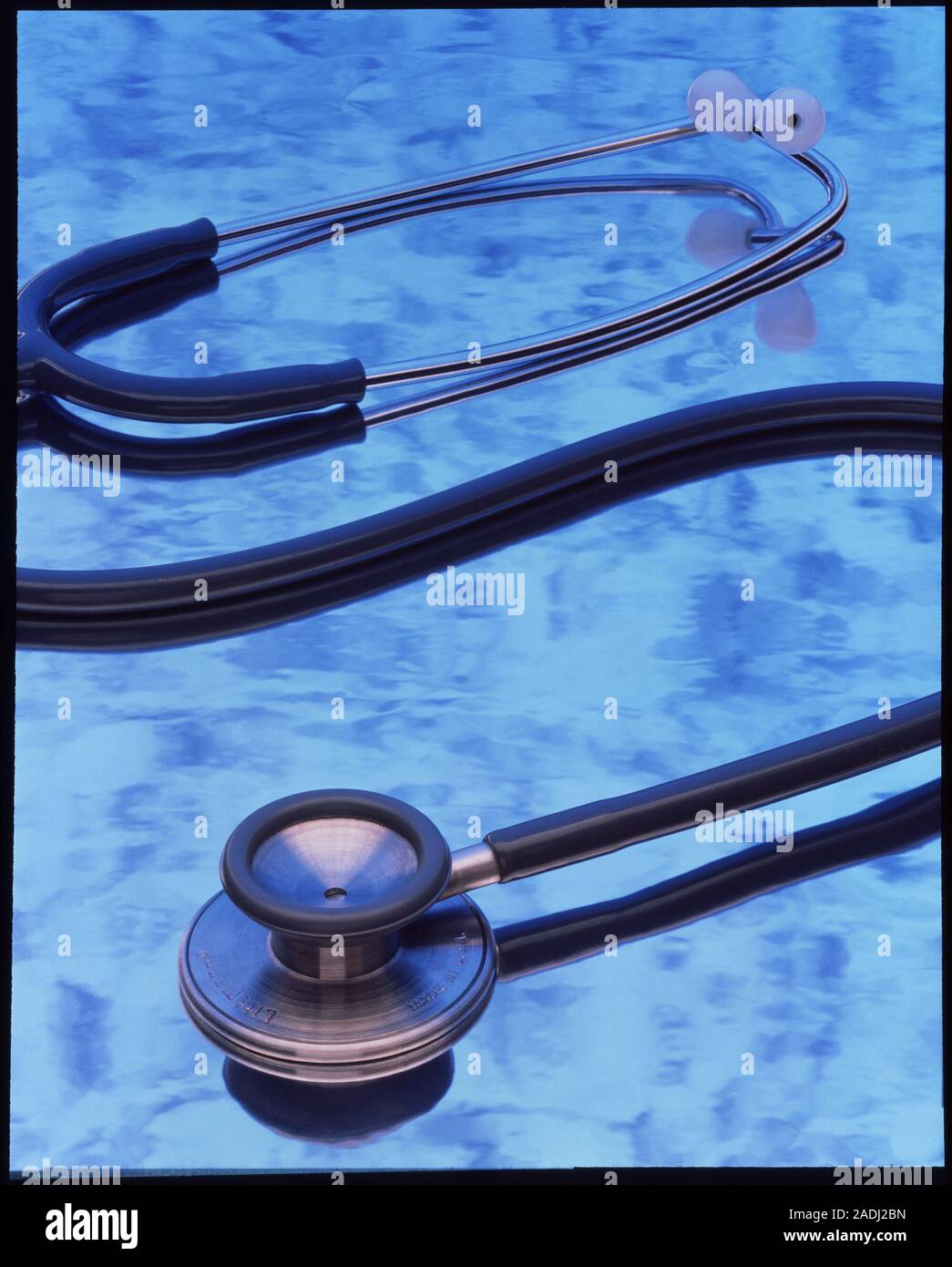 Stethoscope. A stethoscope, an essential piece of medical equipment. A ...