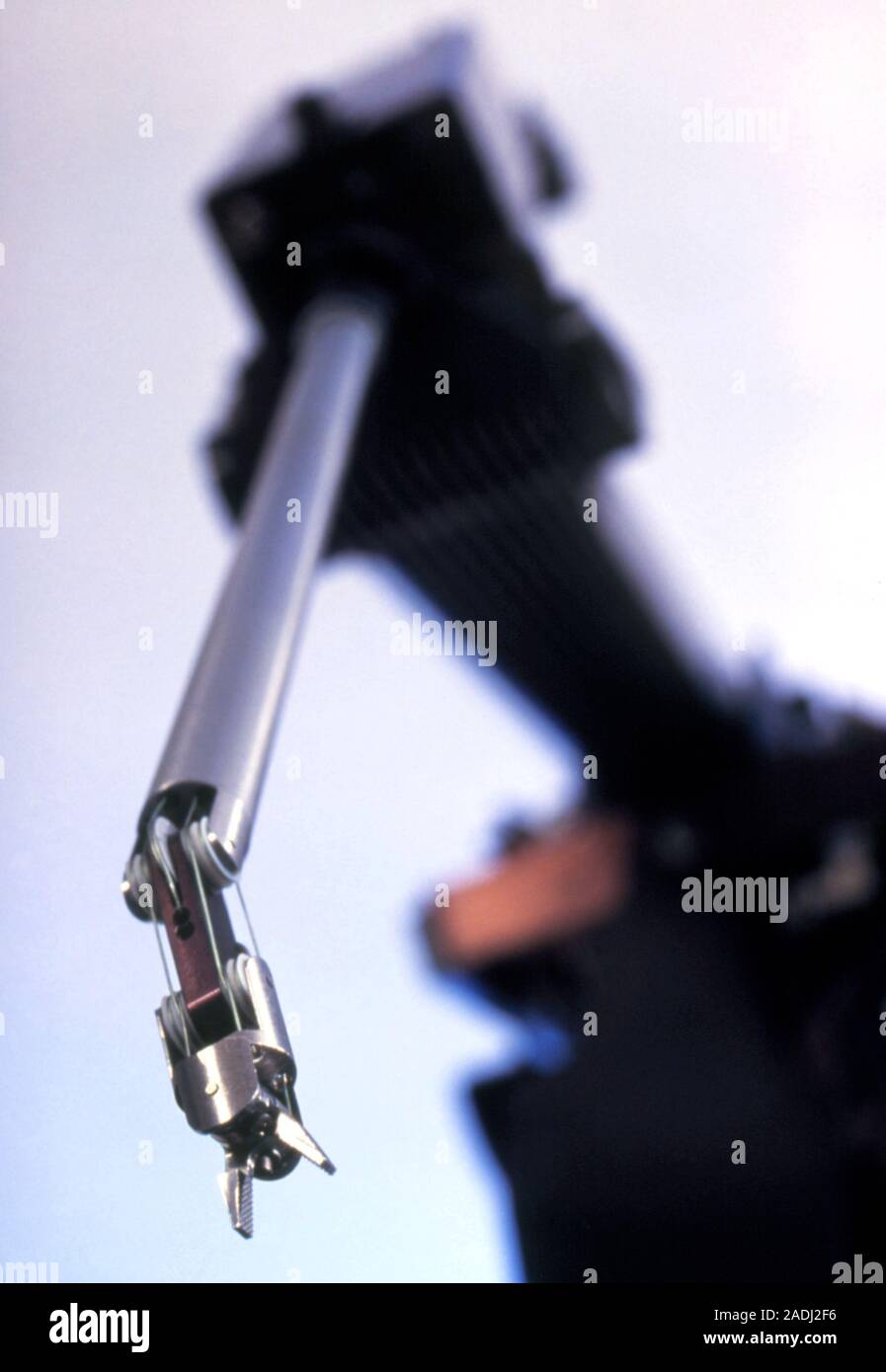 Minimally Invasive Surgery (MIS) robot. Black Falcon robot for use in ...