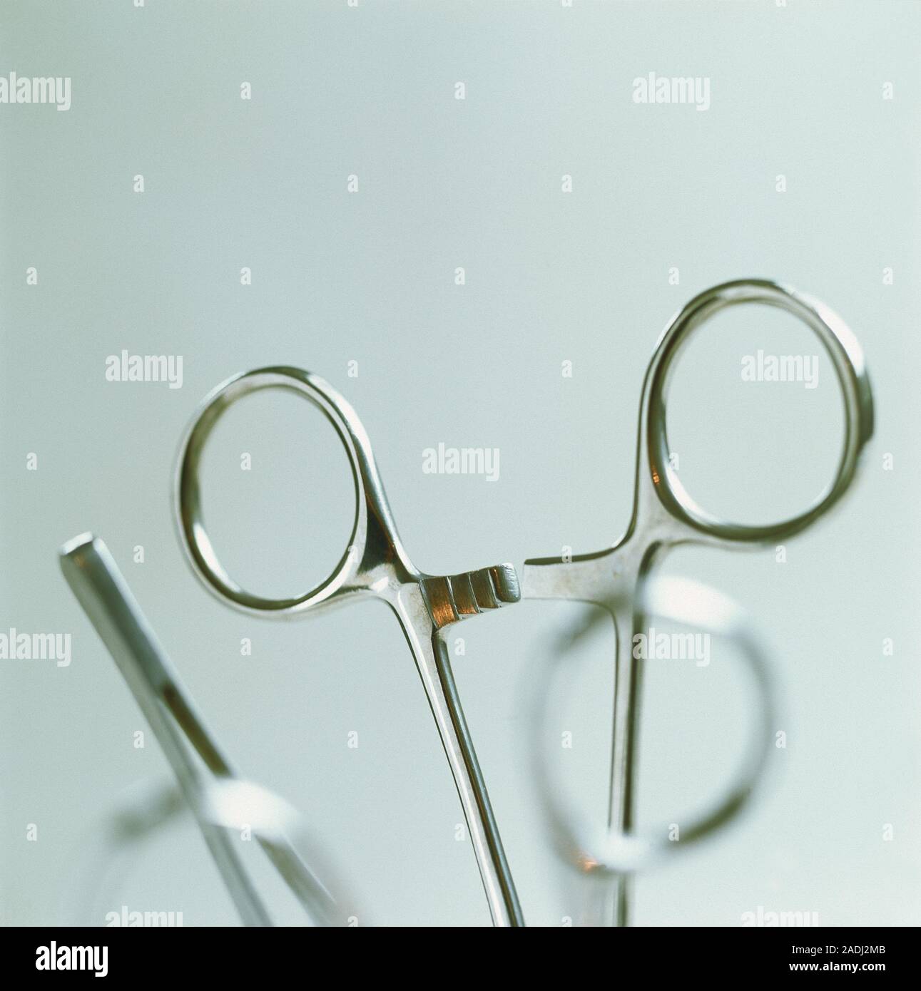Surgical instruments including scissors and forceps Stock Photo - Alamy