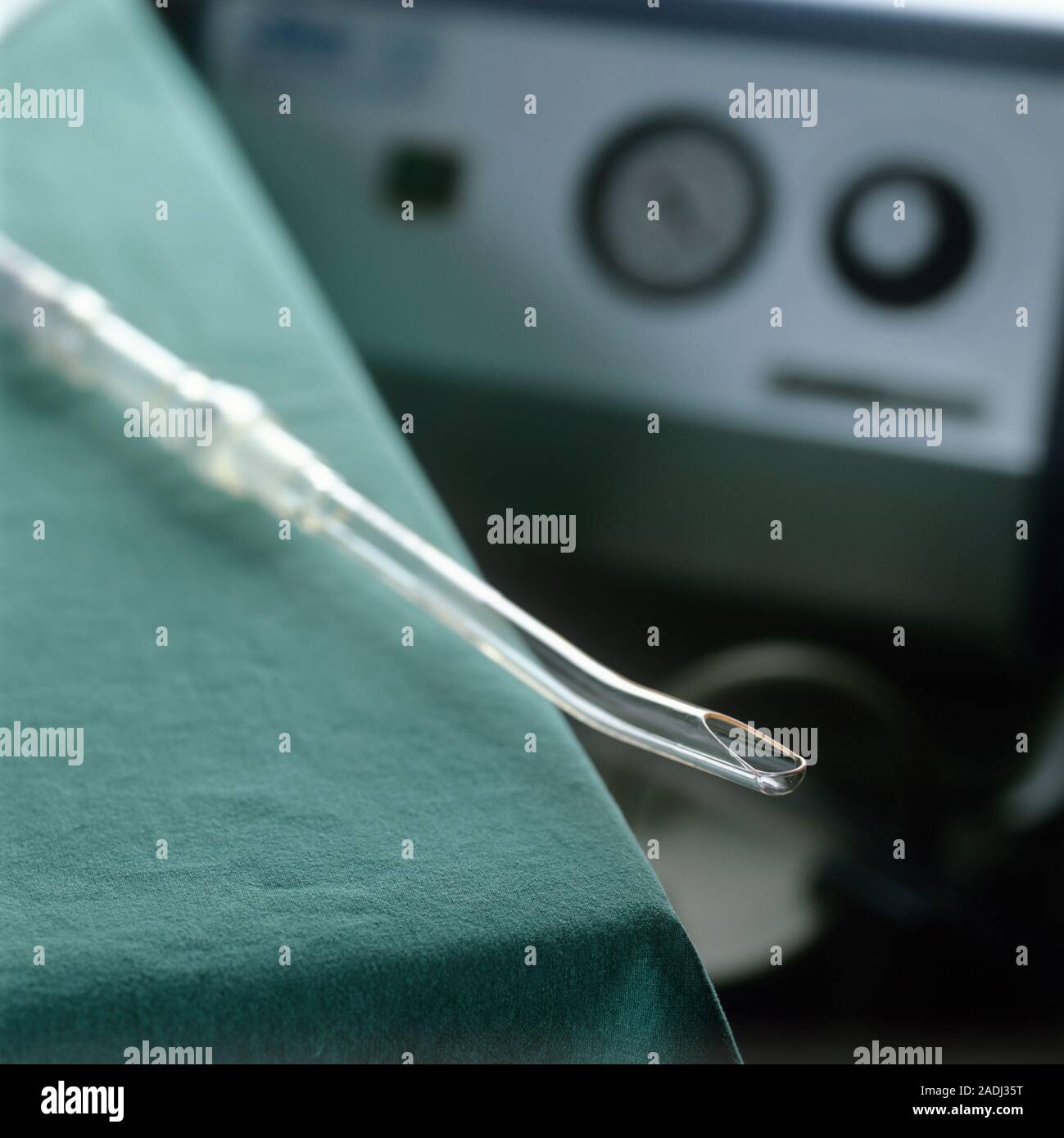 Mechanical vacuum abortion equipment. Curved cannula (flexible tube ...