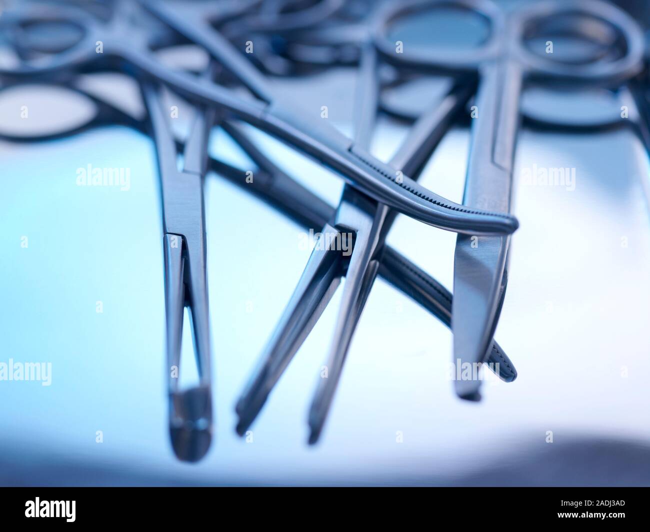 Surgical instruments. An assortment of forceps Stock Photo - Alamy