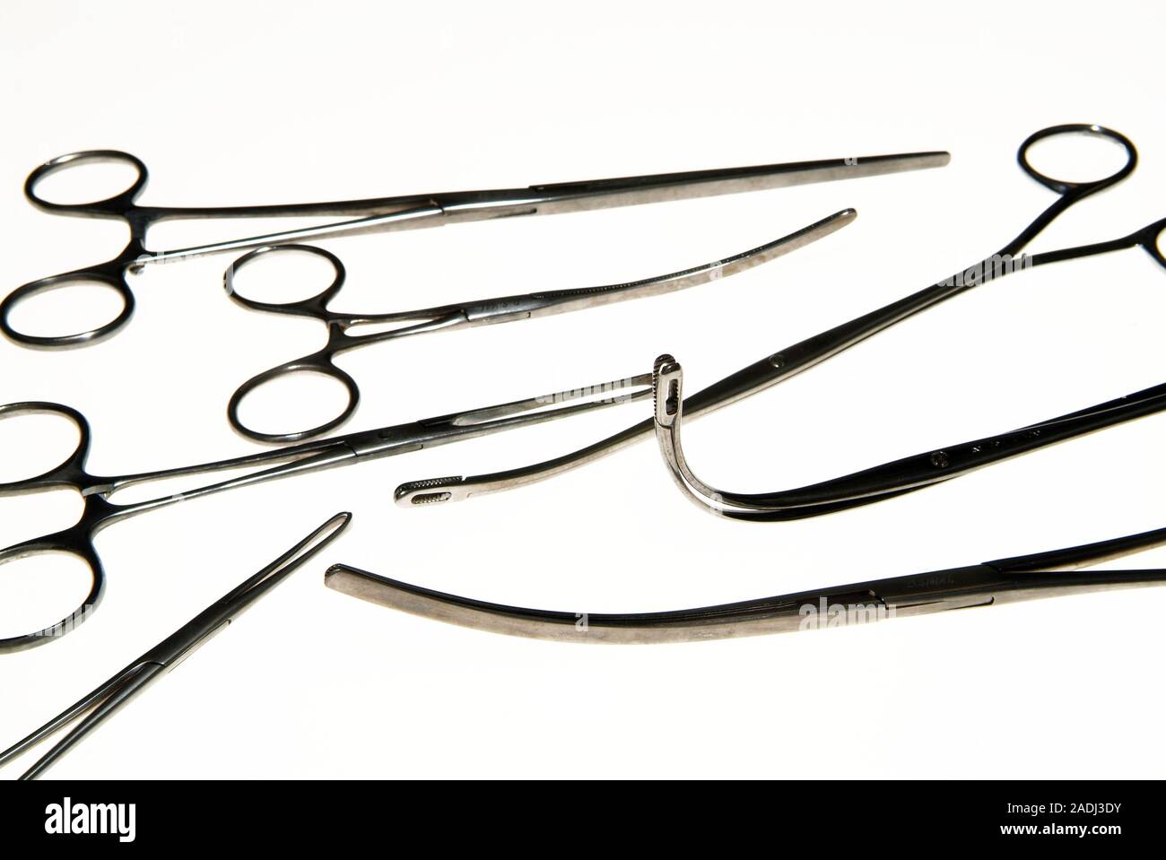 Gastrointestinal instruments. These instruments are used in surgery on ...