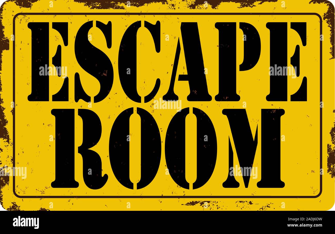 Vintage metal sign board graphics. Rusty effect tin plate Stock Vector ...