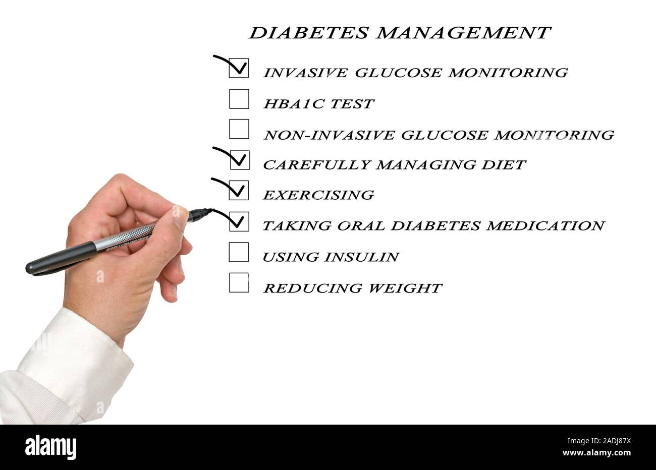Diabetes management hi-res stock photography and images - Alamy