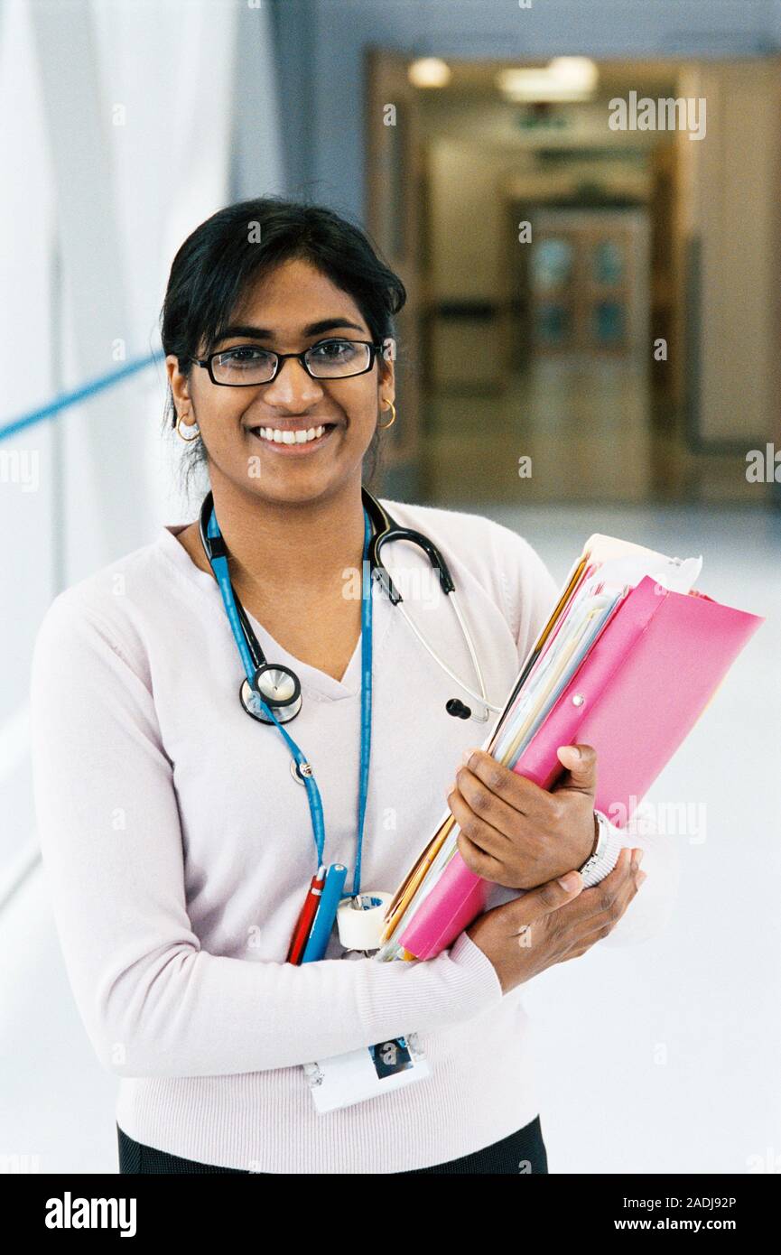 MODEL RELEASED. Female doctor Stock Photo - Alamy
