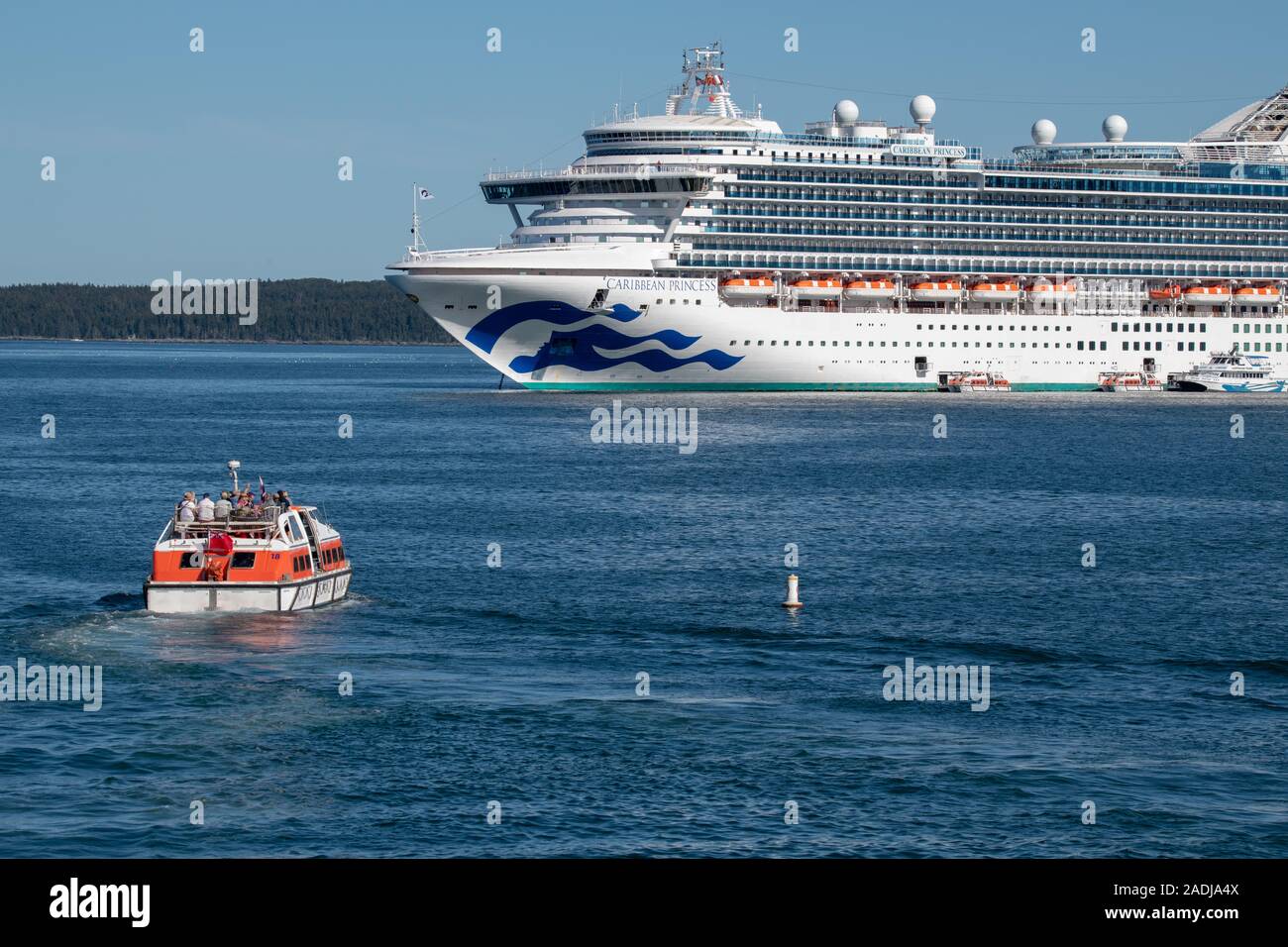 Caribbean Princess, Bar Harbour, Maine, USA Stock Photo - Alamy
