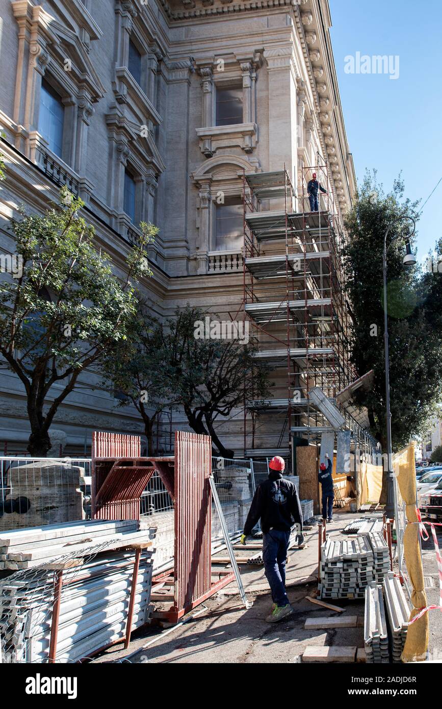 Italy, Lazio, Rome, Building, architectural eclecticism of the early ...