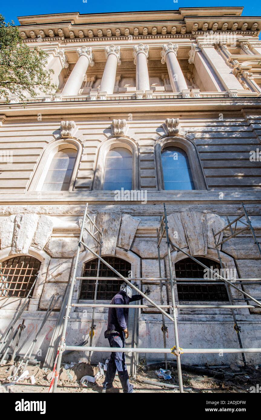 Italy, Lazio, Rome, Building, architectural eclecticism of the early ...