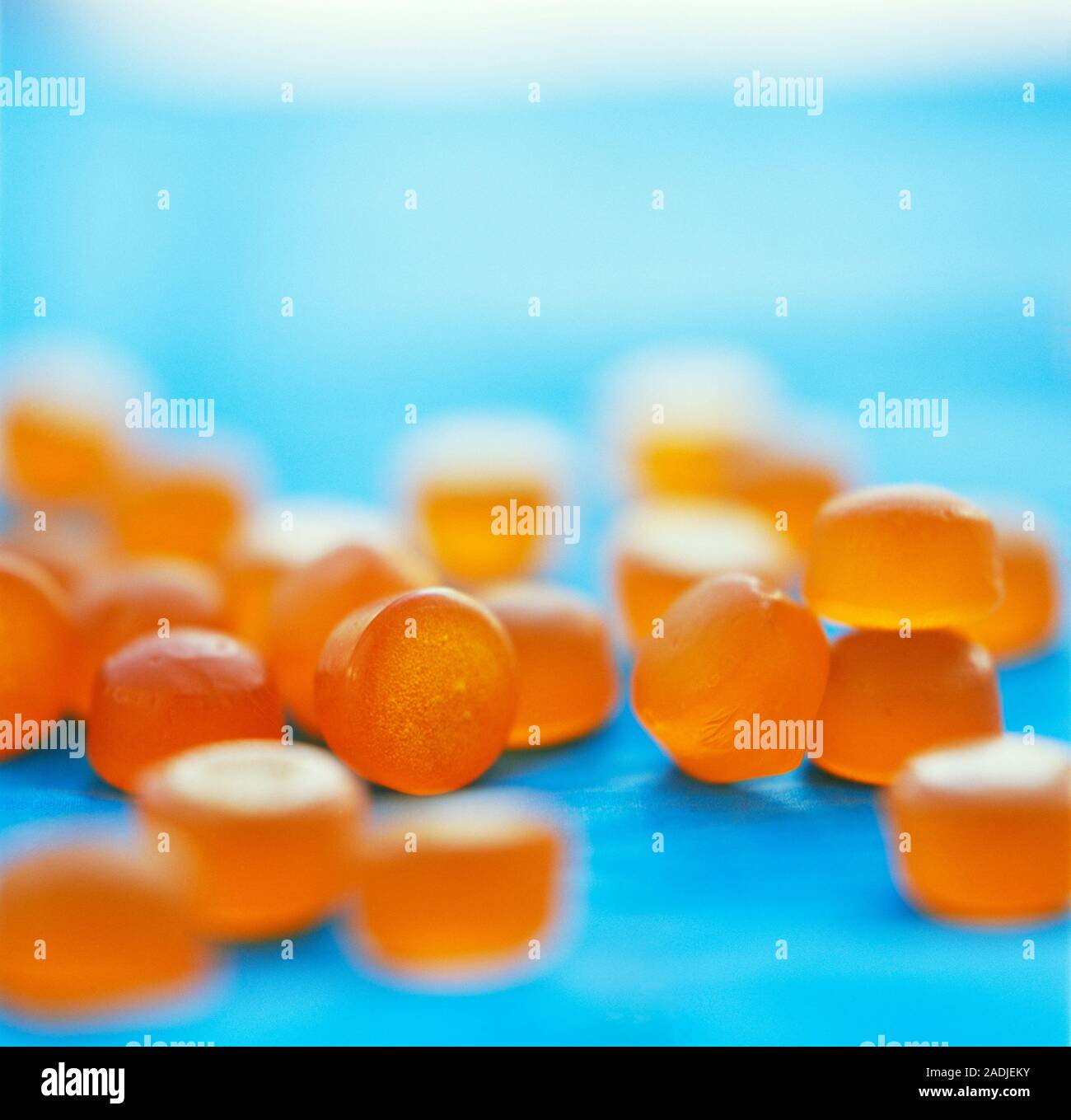 Vitamin C pastille sweets for children. Vitamin C is essential for ...