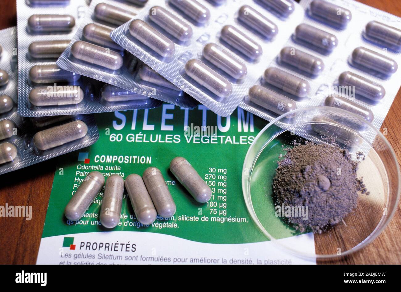 Algae health supplements. These products are based on the alga ...