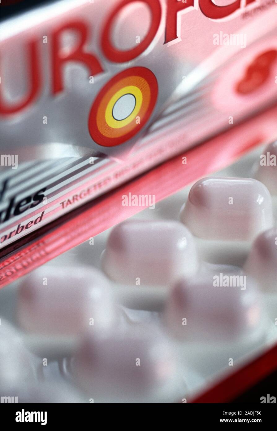 Nurofen packaging. Nurofen is a proprietary brand of painkilling ...