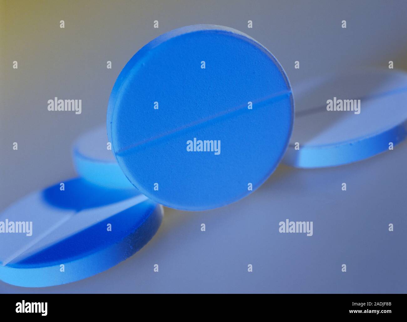 Panadol painkillers. These pills contain the drug paracetamol Stock ...