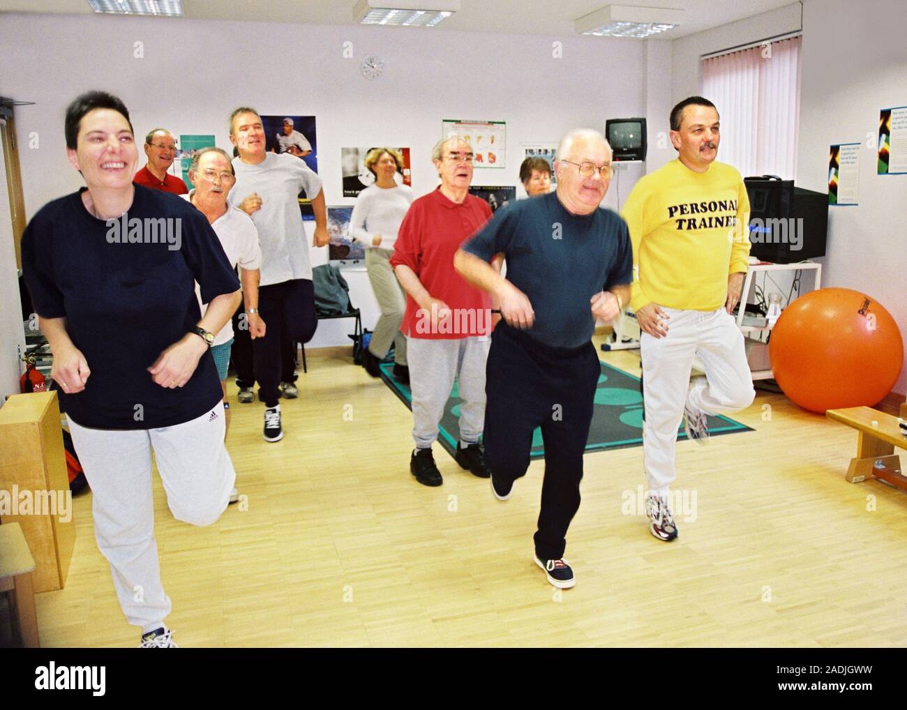 Physiotherapy. Exercise class for physiotherapy patients. Physiotherapy ...