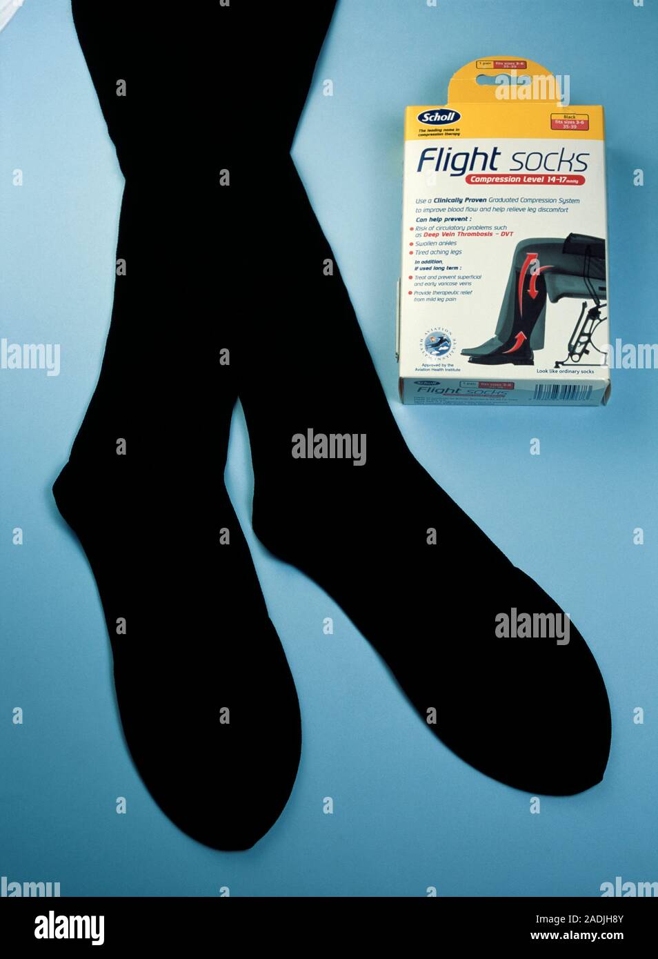 Flight Socks For The Prevention Of Deep Vein Thrombosis Dvt Economy Class Syndrome On Long
