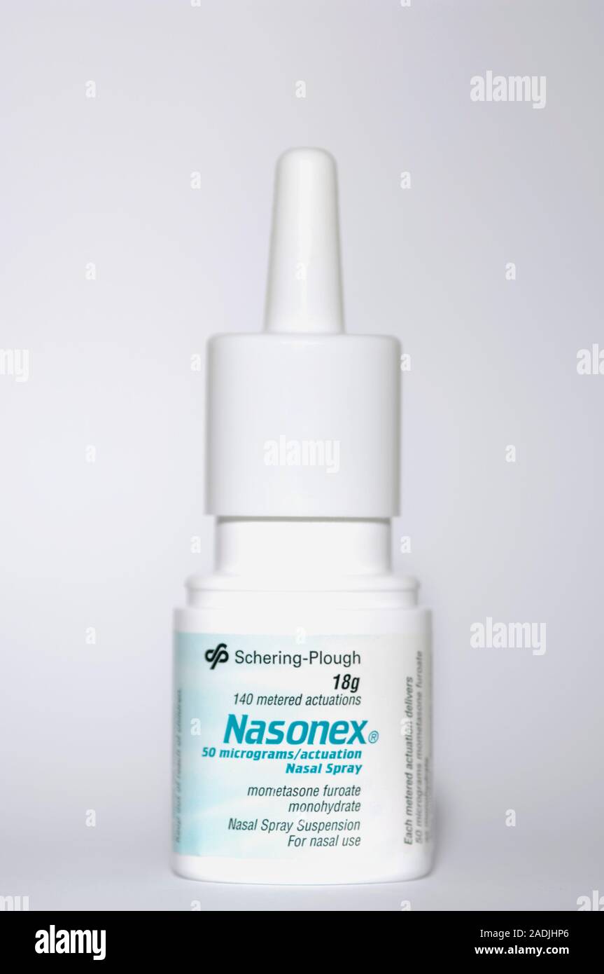 Nasonex spray for nasal rhinitis. Nasonex comes in the form of an ...