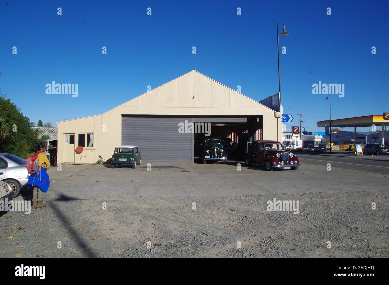 Thai female hiker. Inland Scenic Route Route 72. Te Araroa Trail. South ...
