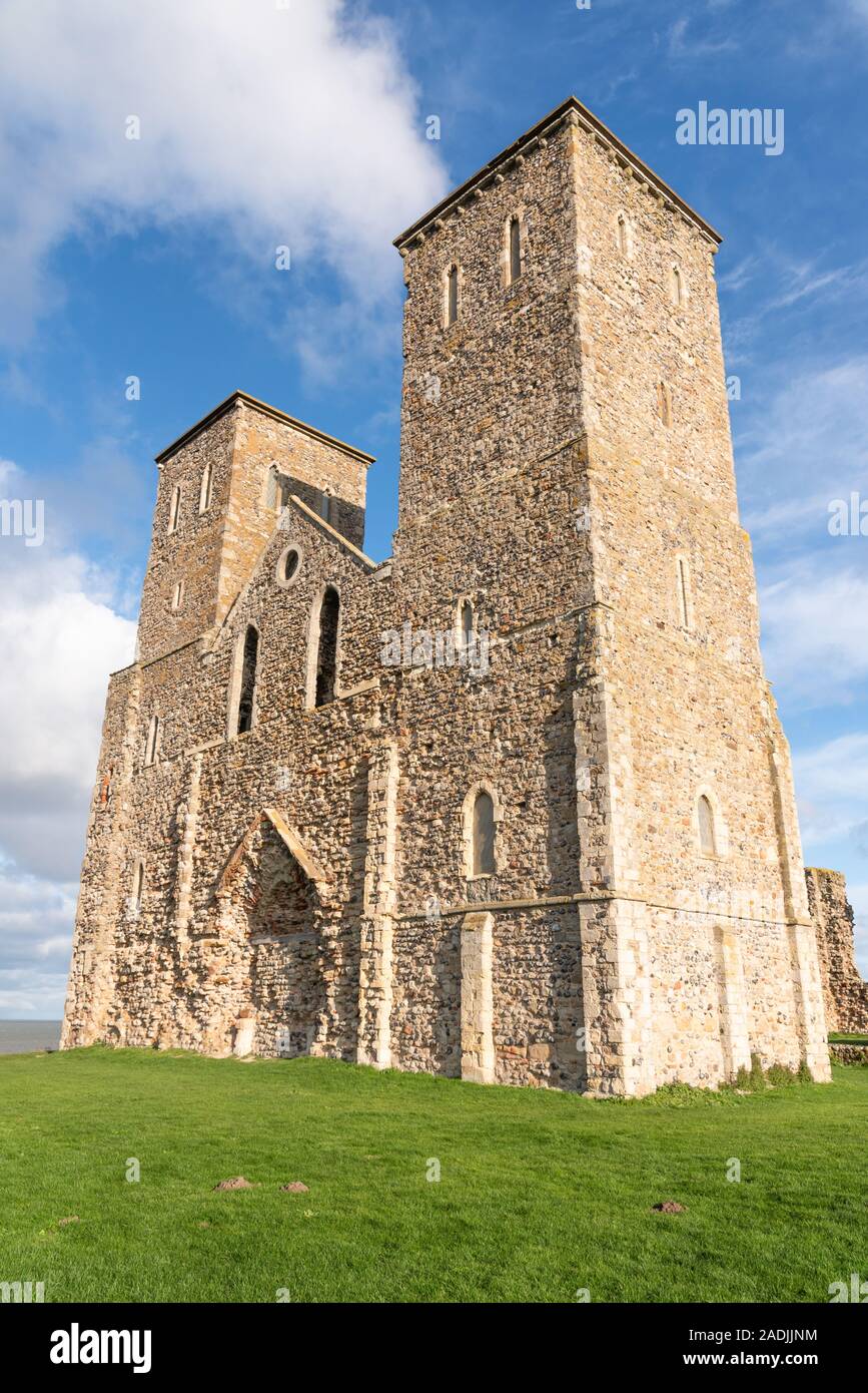 Reculver towers hi-res stock photography and images - Alamy