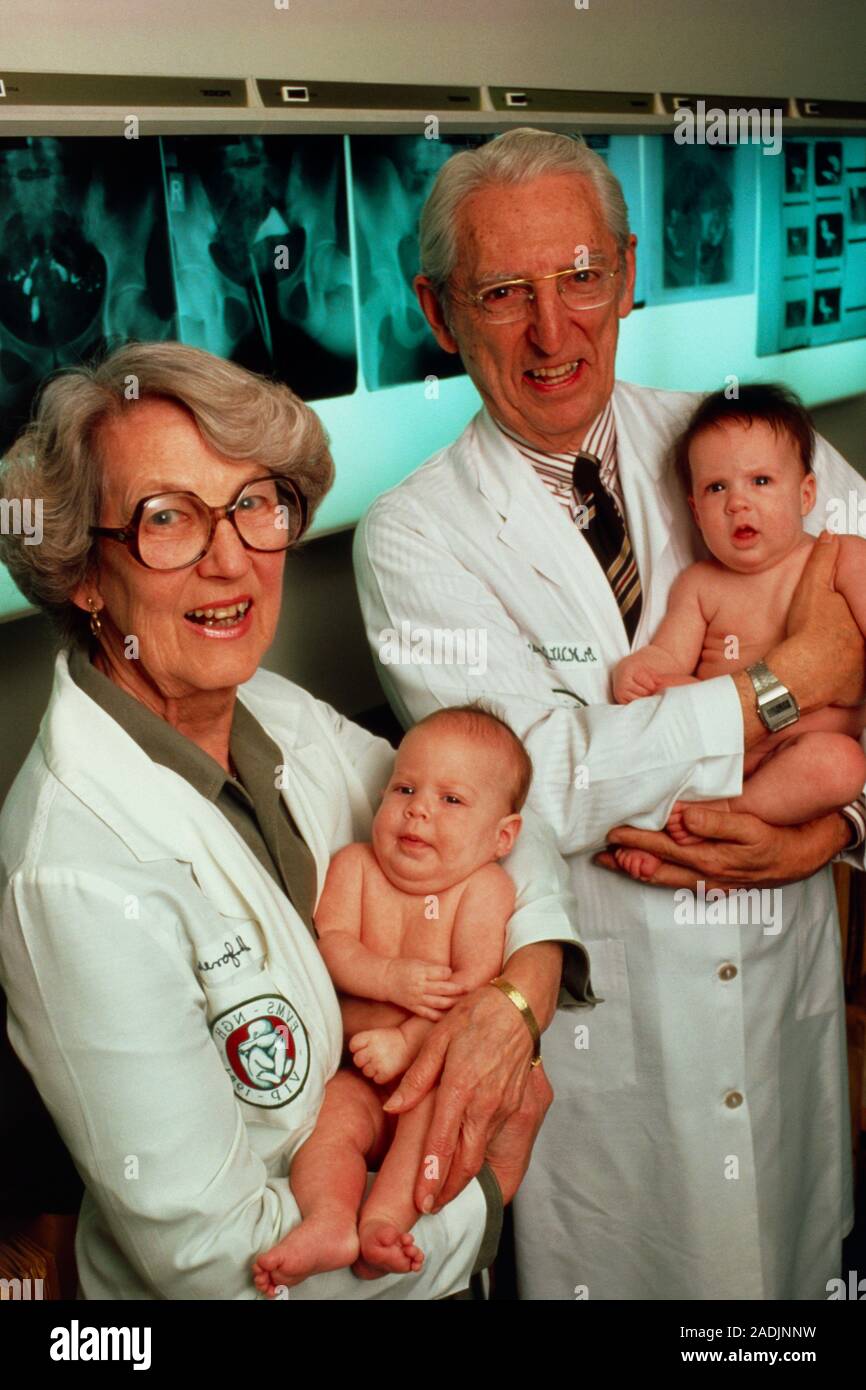 In vitro fertilisation (IVF). Doctors Howard and Georgeanna Jones ...