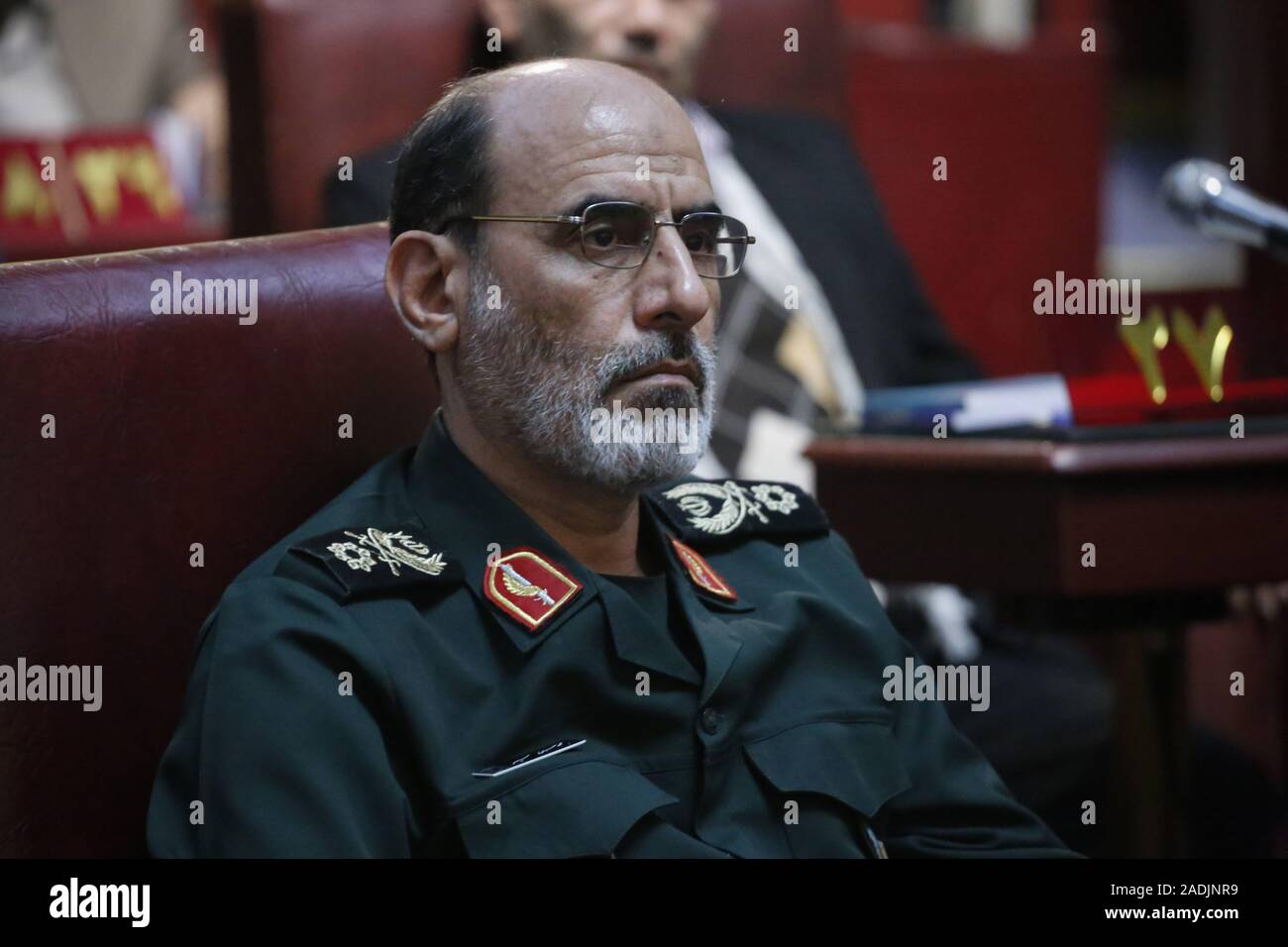 Tehran, Iran. 4th Dec, 2019. Deputy Commander of Iran's Basij ...