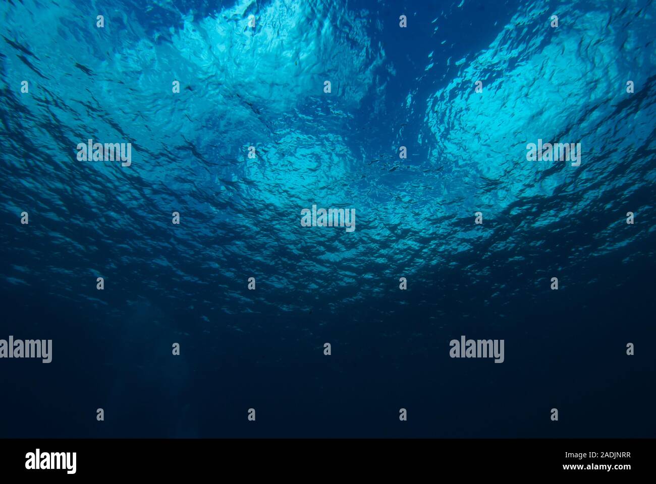 Sea surface from below the water Stock Photo - Alamy