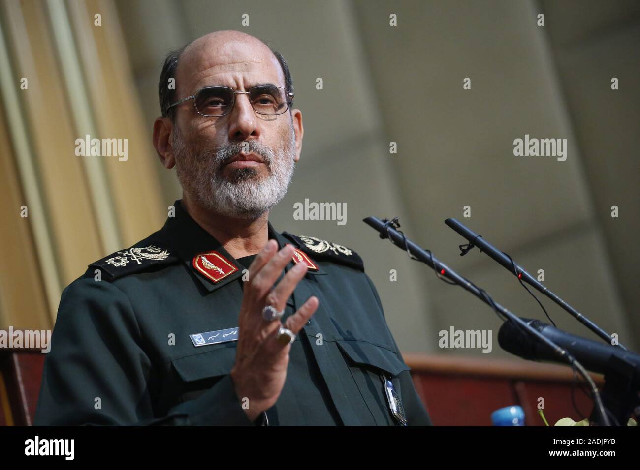 Tehran, Iran. 4th Dec, 2019. Deputy Commander of Iran's Basij ...
