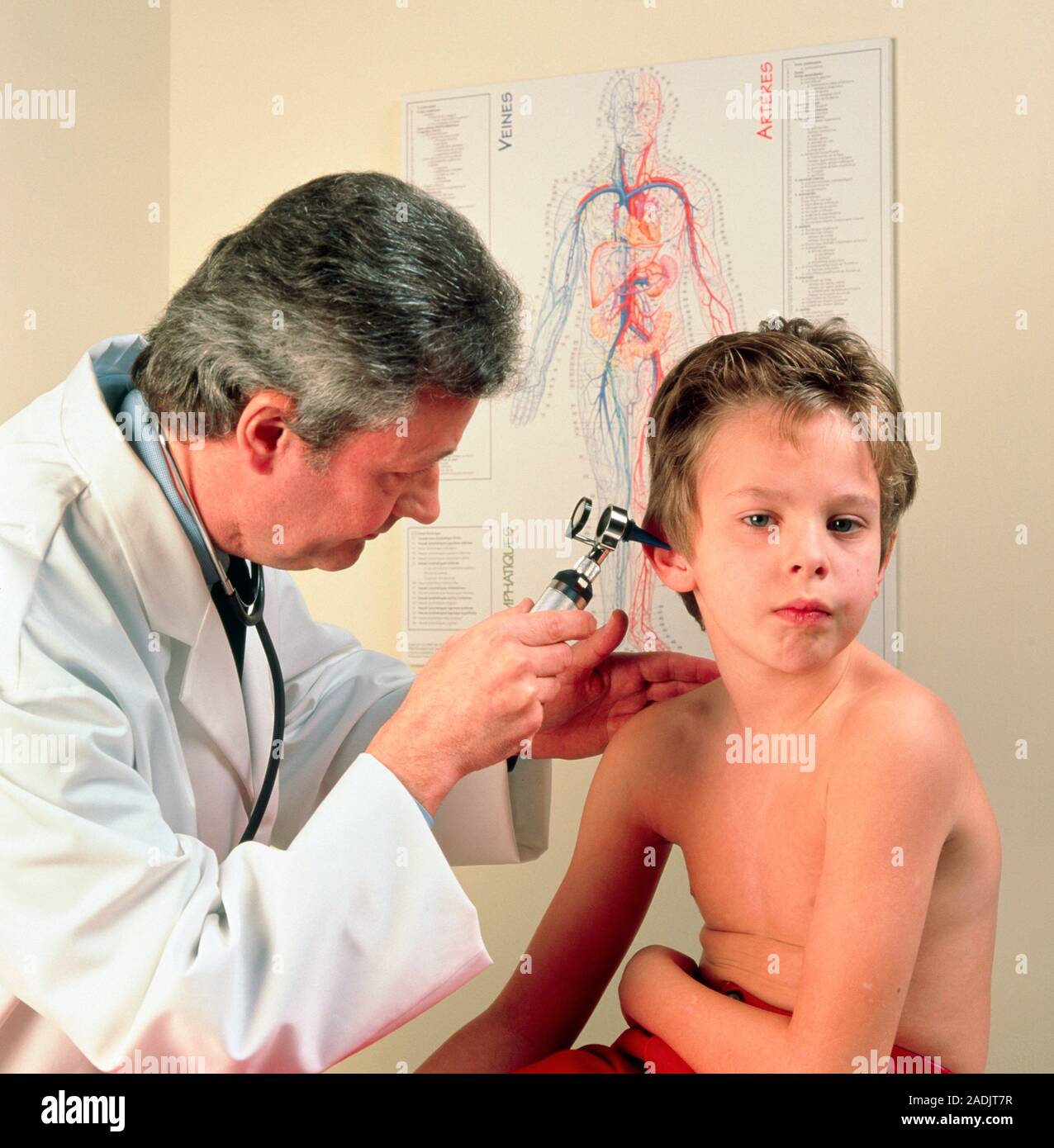 Boy pediatric examination