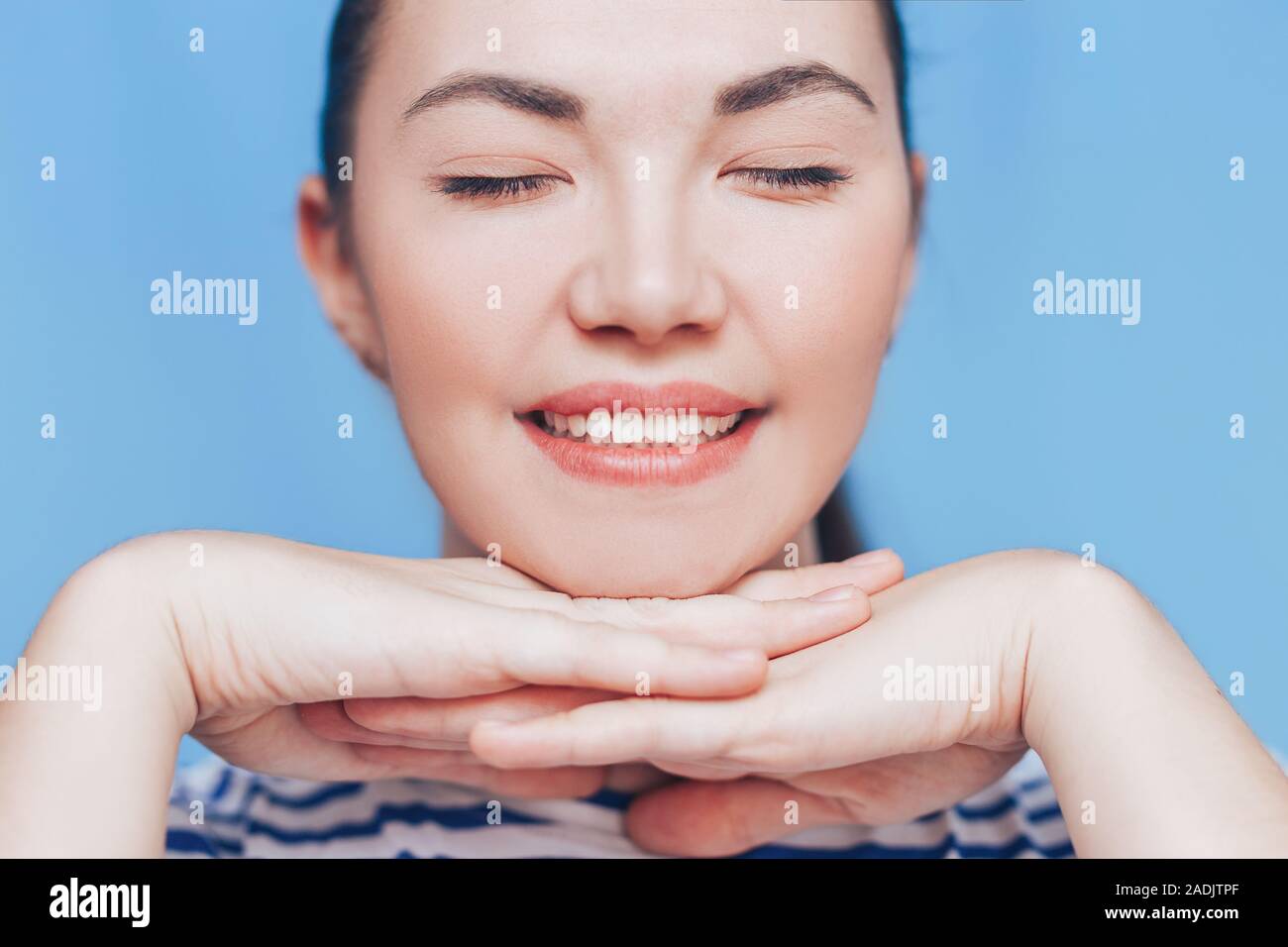 woman mouth with great teeth Stock Photo - Alamy