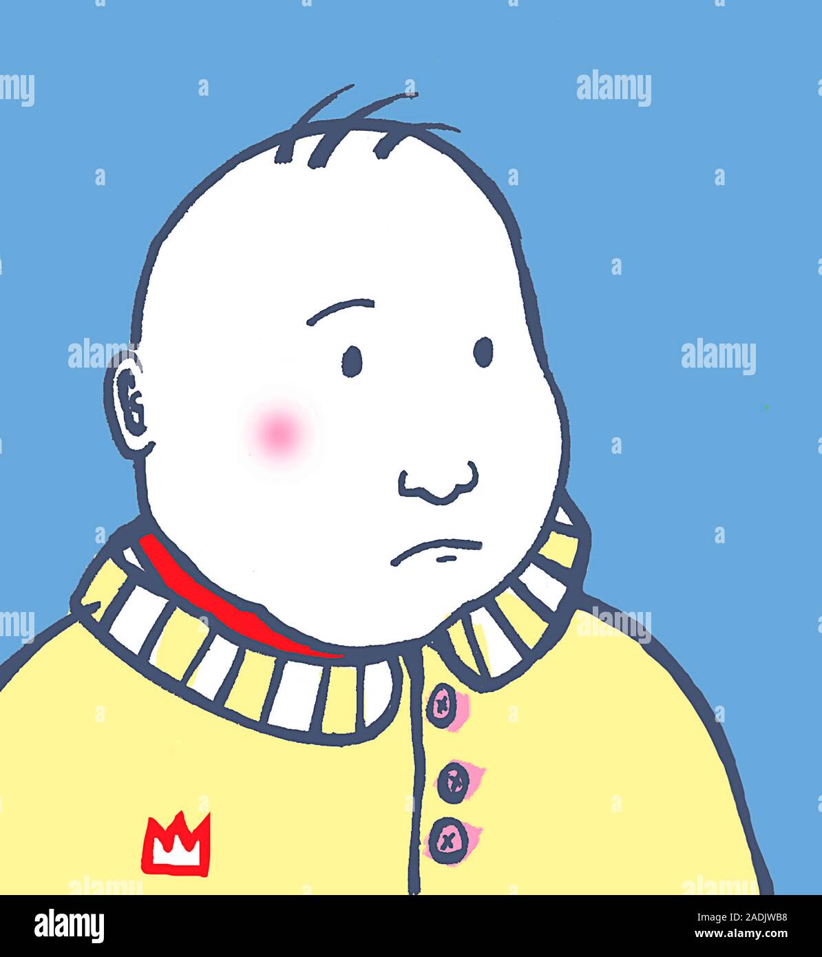 Sad child, artwork Stock Photo - Alamy