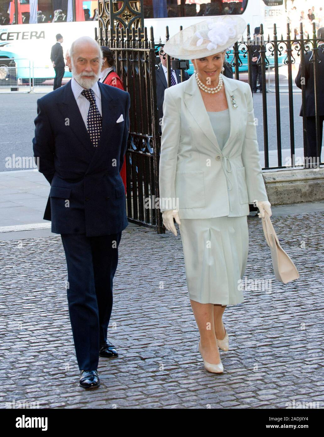 Prince and Princess Michael of Kent join The Queen at Westminster Abbey ...
