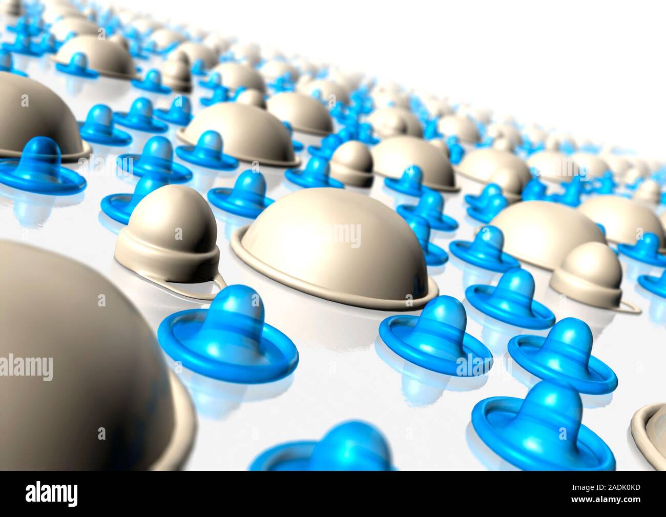 Contraception. Assorted barrier methods of contraception, including ...