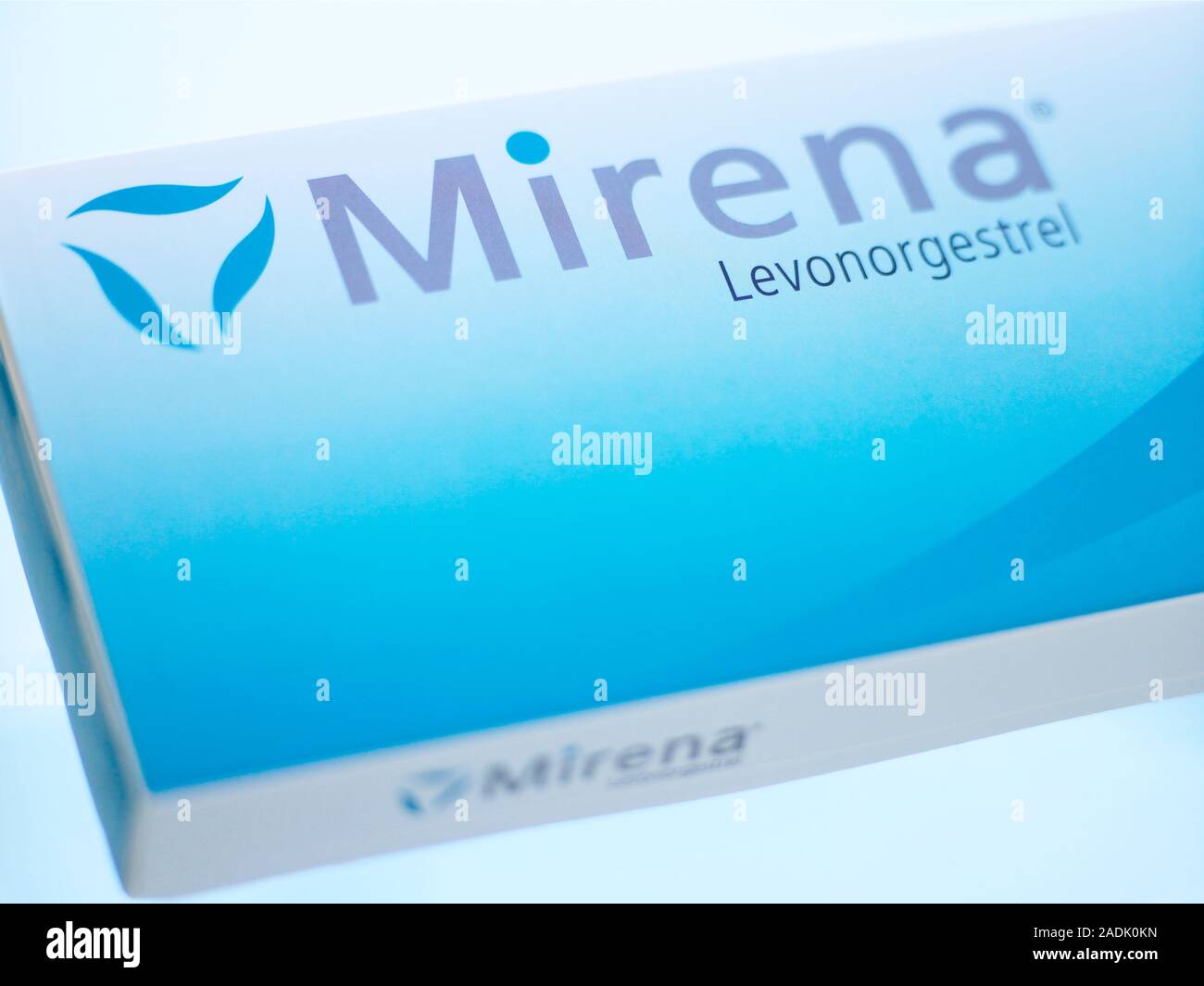 IUD contraceptive packaging. This box contains the intrauterine device ...