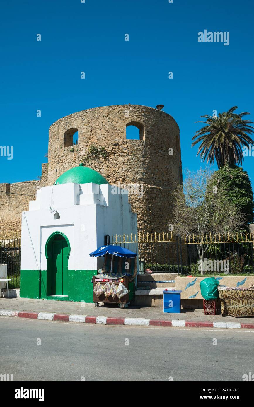 Medina walls in Asilah, Tanger-Tetouan-Al Hoceima Region, Morocco Stock ...