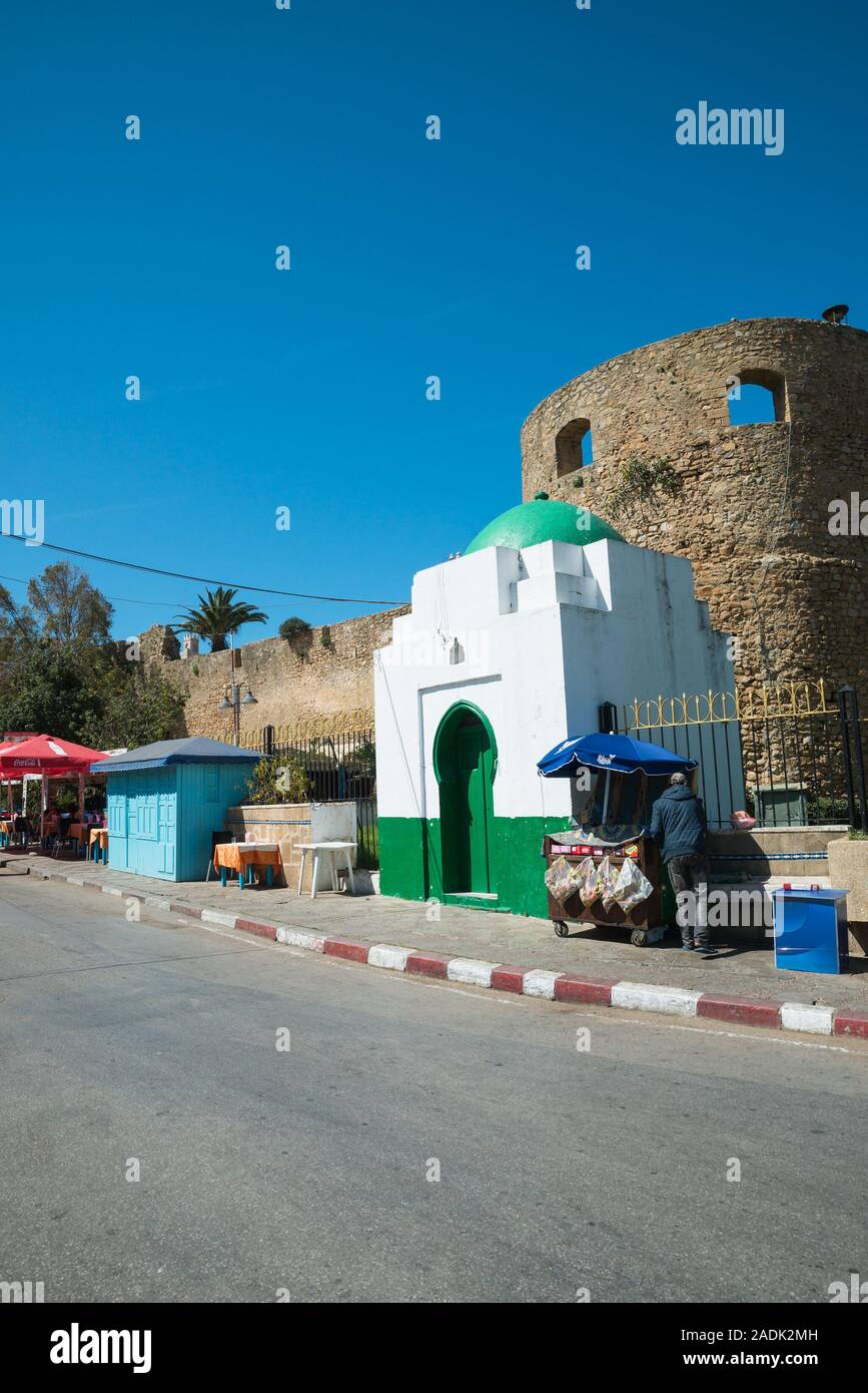 Medina walls in Asilah, Tanger-Tetouan-Al Hoceima Region, Morocco Stock ...