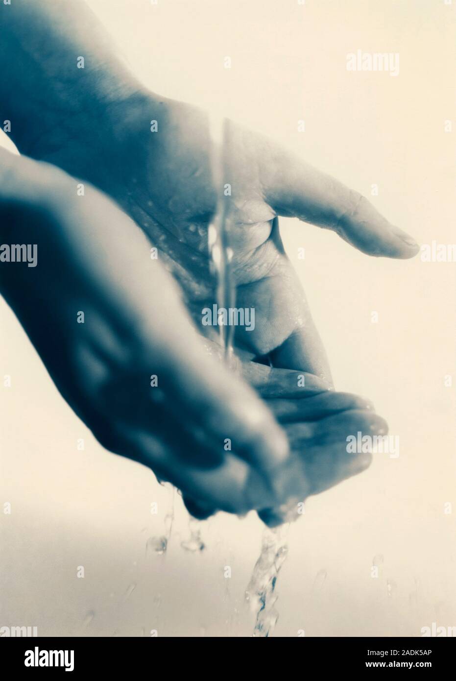 Washing hands under running water Stock Photo - Alamy