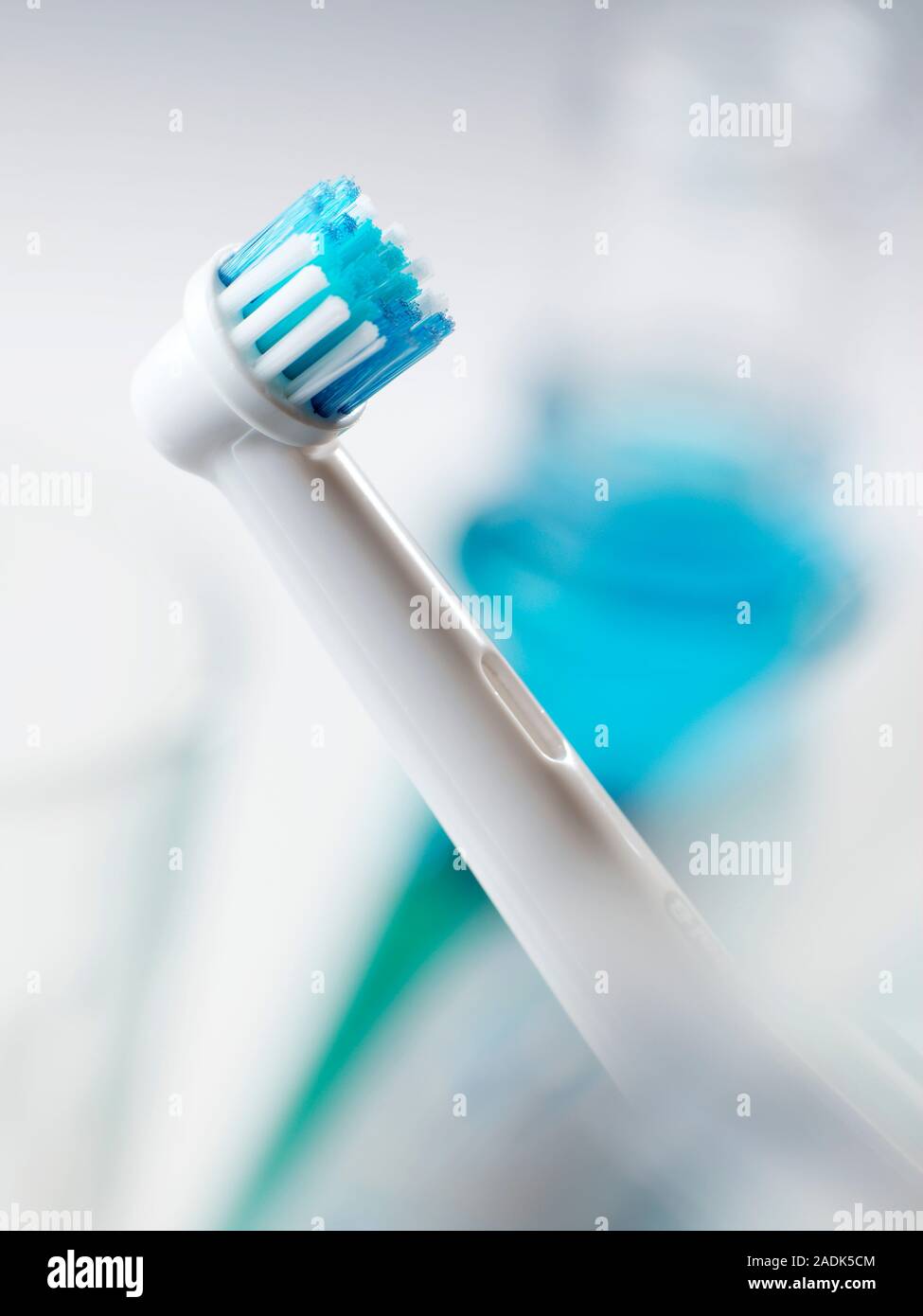 Electric toothbrush. Electric toothbrushes have a motor that vibrates ...