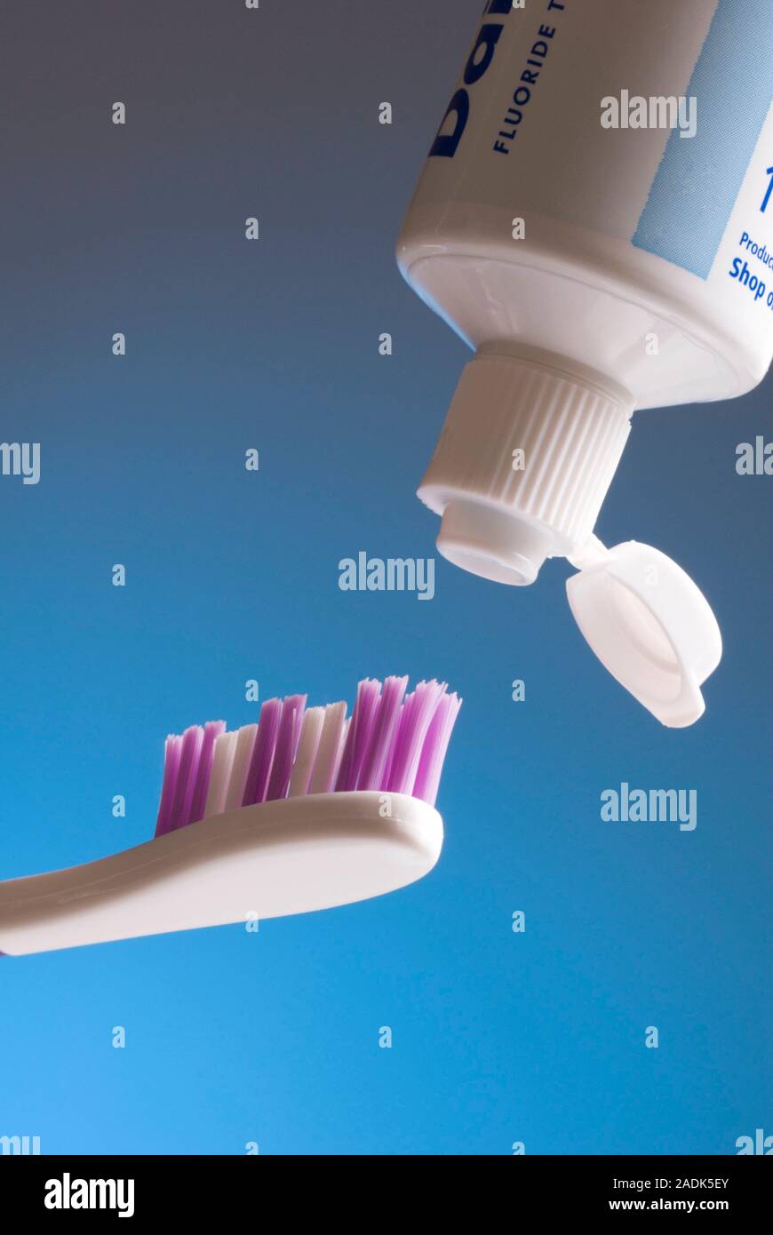 Toothbrush and toothpaste Stock Photo - Alamy