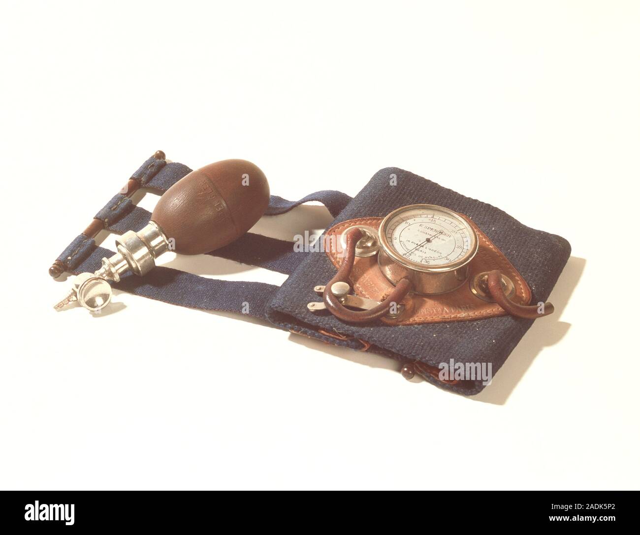 Historical sphygmomanometer used to carry out blood pressure readings ...
