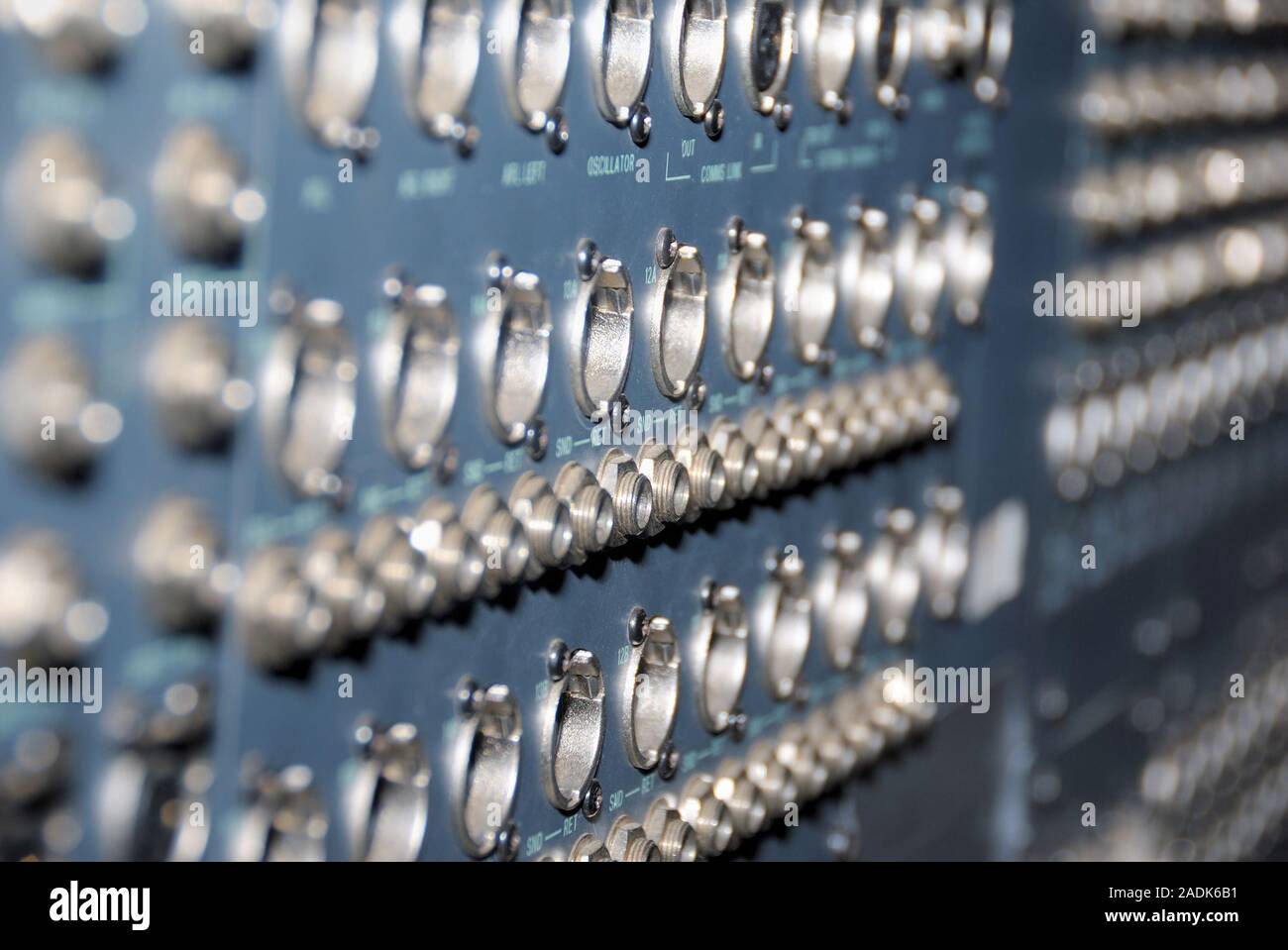 Mixing Sockets. Connections of a sound equipment proffesional xlr audio ...