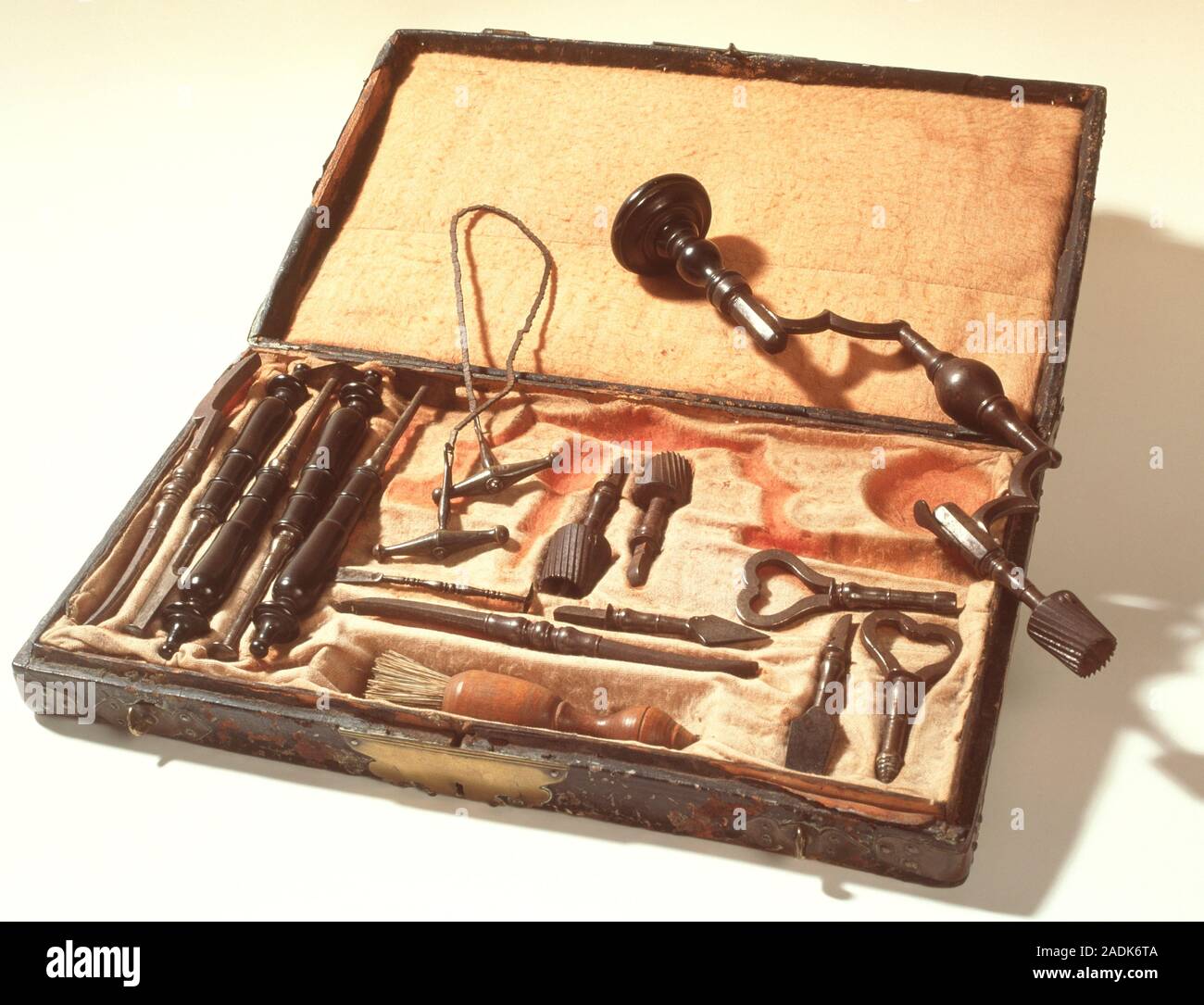 Surgical kit of a country doctor in the nineteenth century. The kit ...