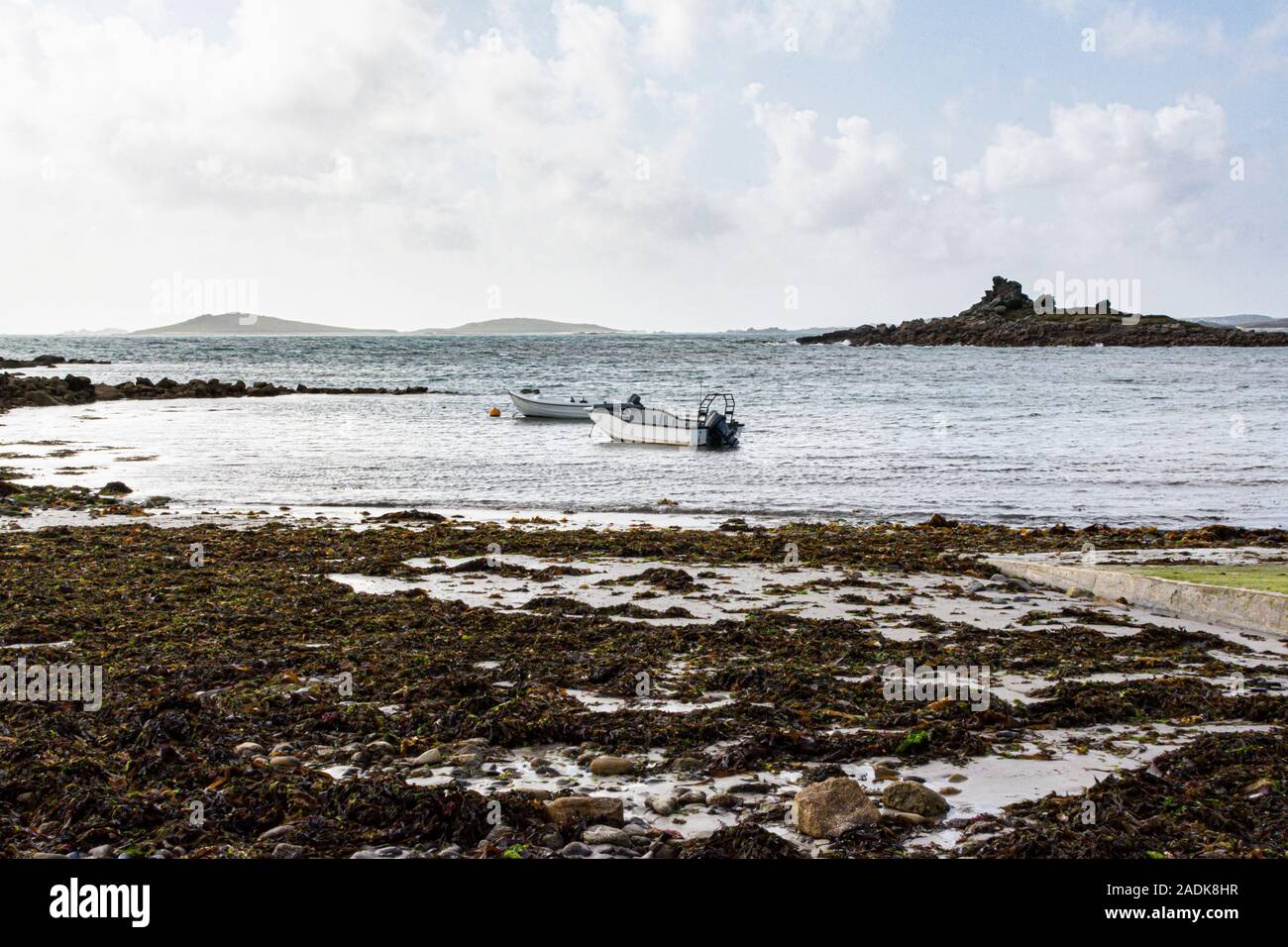 Porthmellon beach st marys scilly hi-res stock photography and images ...