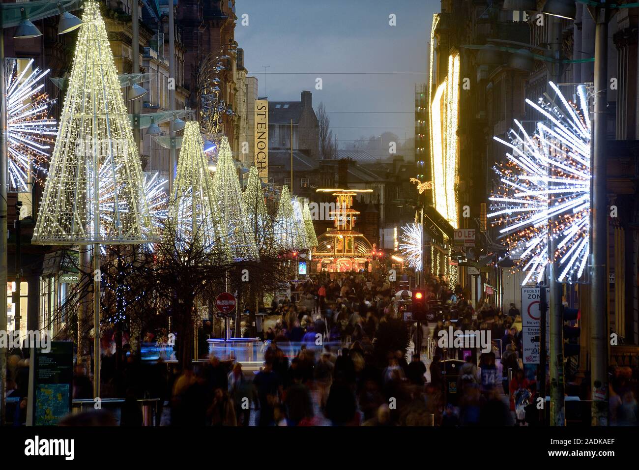 Buchanan Street Glasgow Christmas High Resolution Stock Photography and ...
